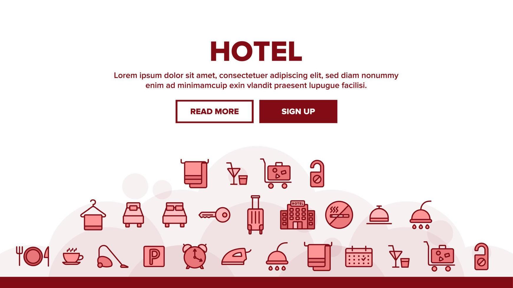 Hotel Accommodation, Room Amenities Vector Linear Icons Set 10150593 ... Hotel Accommodation, Room Amenities Vector Linear Icons Set 10150593 ...