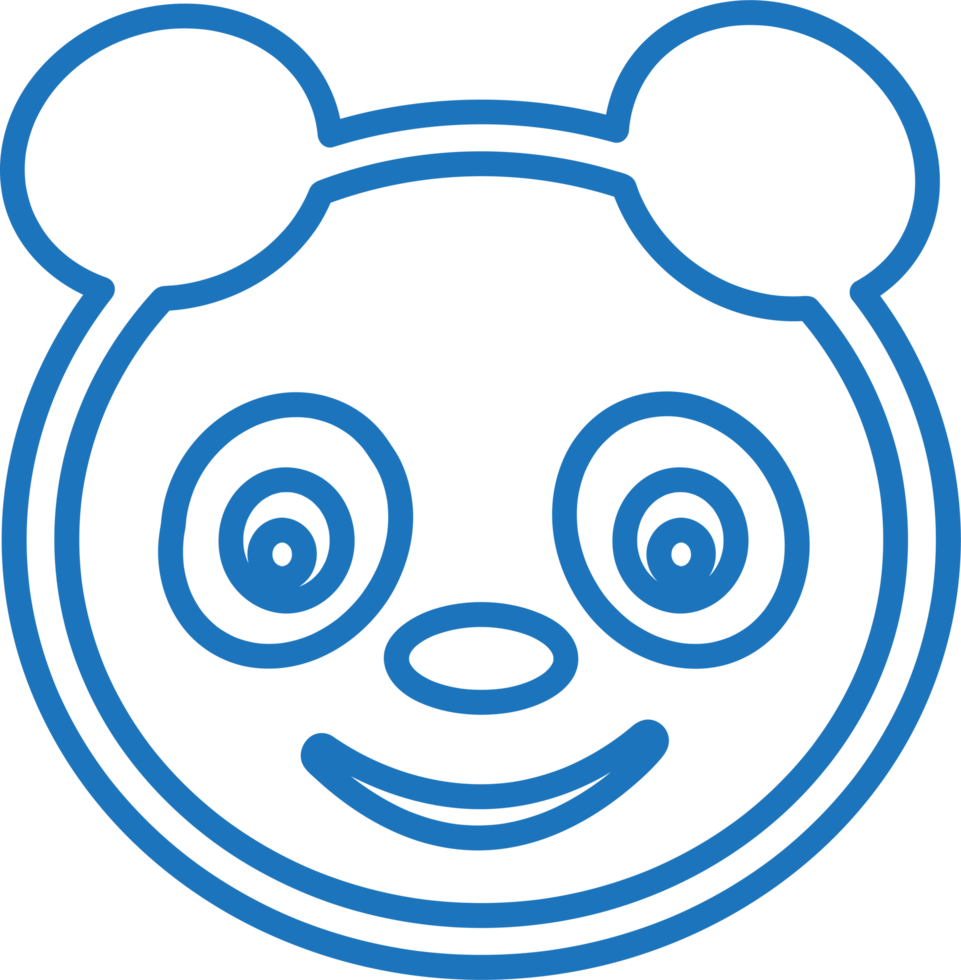 Panda Icon Cartoon Character Cute Design 10153057 Png