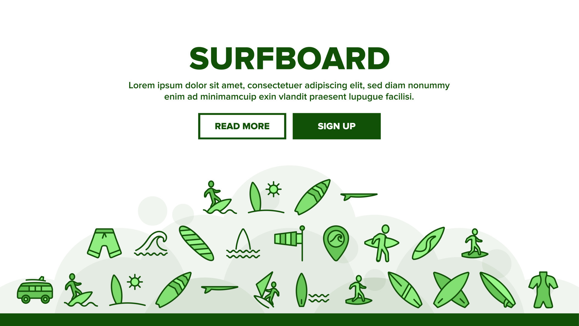 Surfboard Landing Header Vector 10153219 Vector Art at Vecteezy Surfboard Landing Header Vector 10153219 Vector Art at Vecteezy