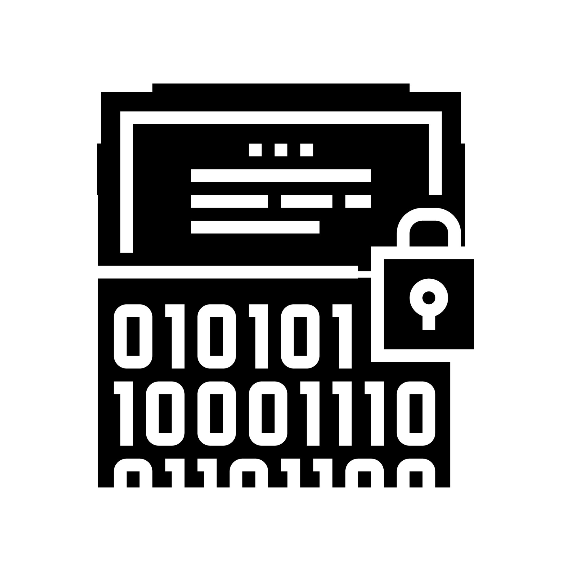 binary encryption glyph icon vector illustration sign 10155347 Vector ... binary encryption glyph icon vector illustration sign 10155347 Vector ...