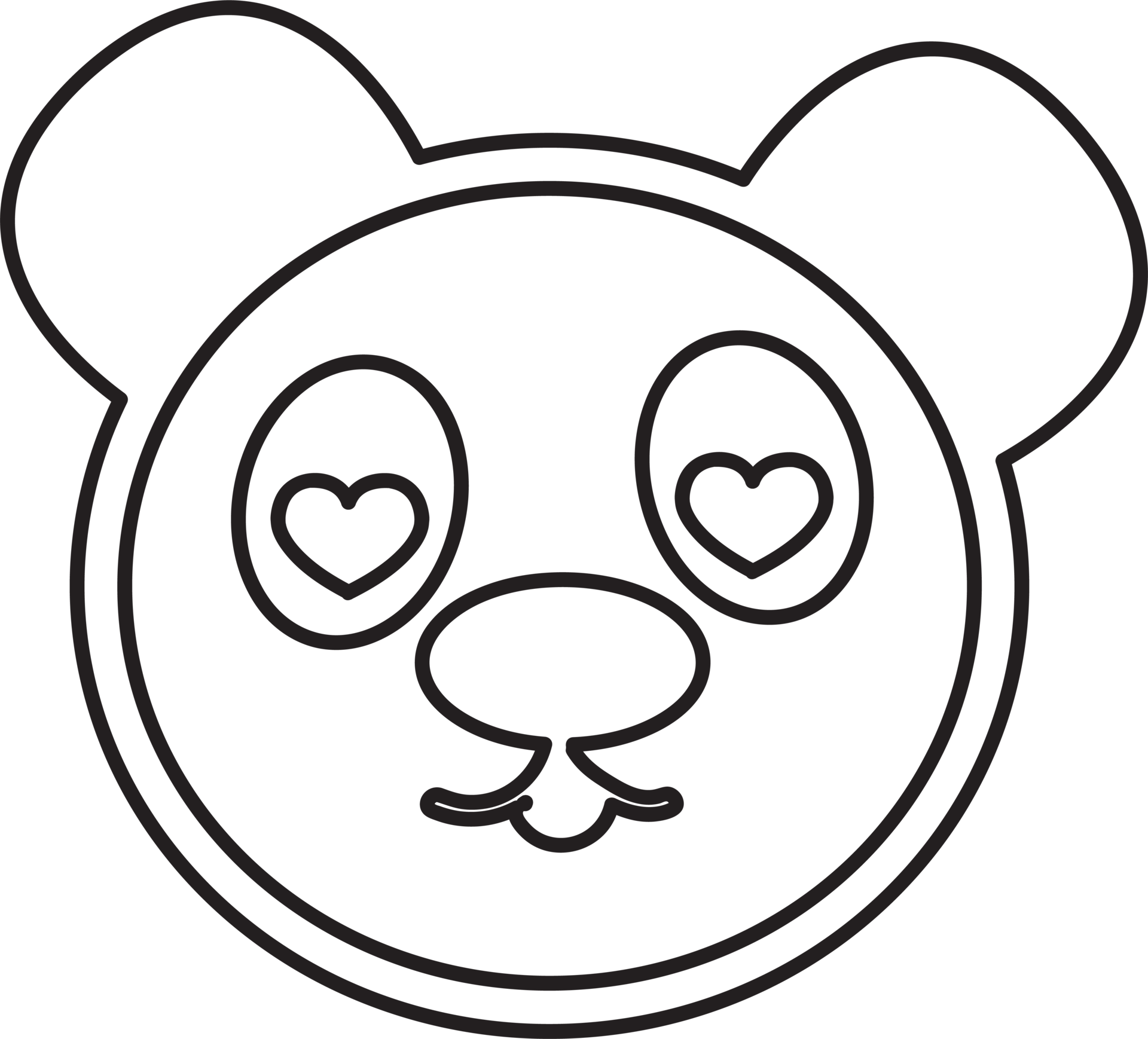 Panda Cartoon Icon Sign Symbol Design 10160253 Png