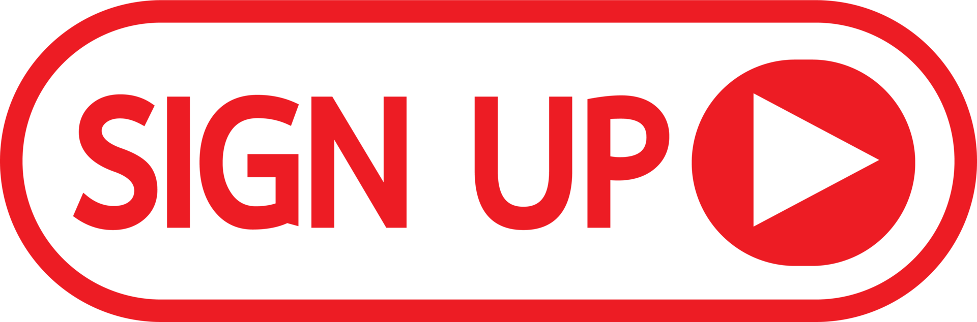 Sign up button sign design 10160265 PNG