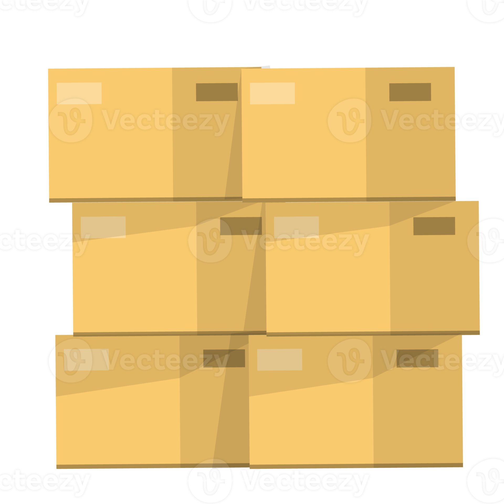 Realistic box stack 10161641 PNG