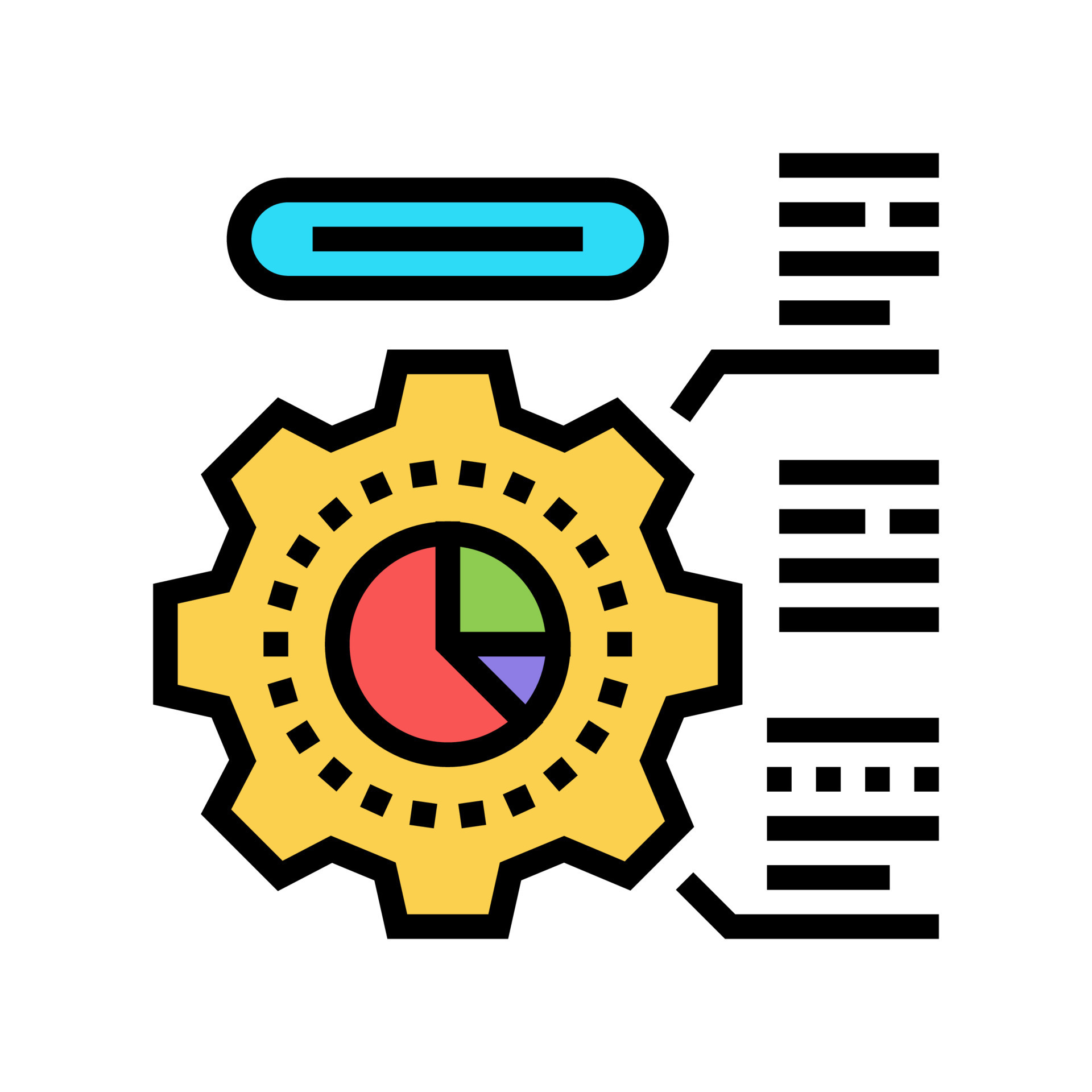 employee working process color icon vector illustration 10169033 Vector ...