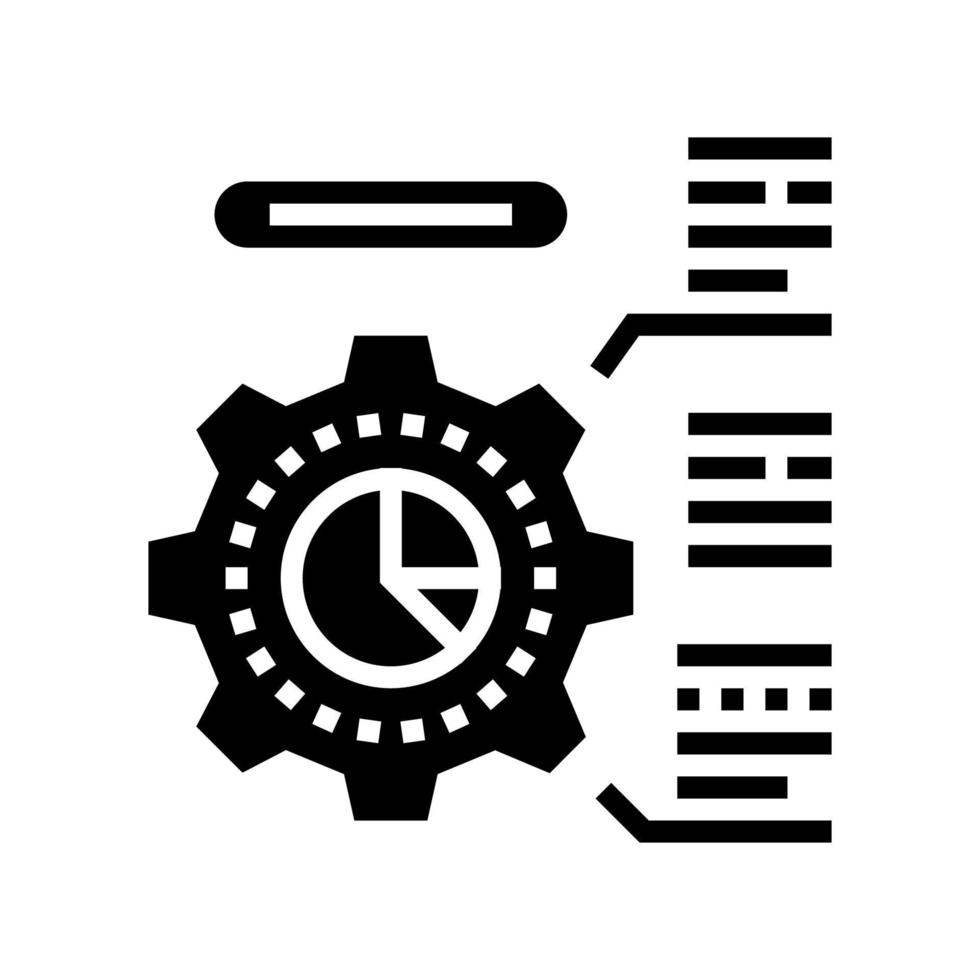 employee working process glyph icon vector illustration 10169052 Vector ...