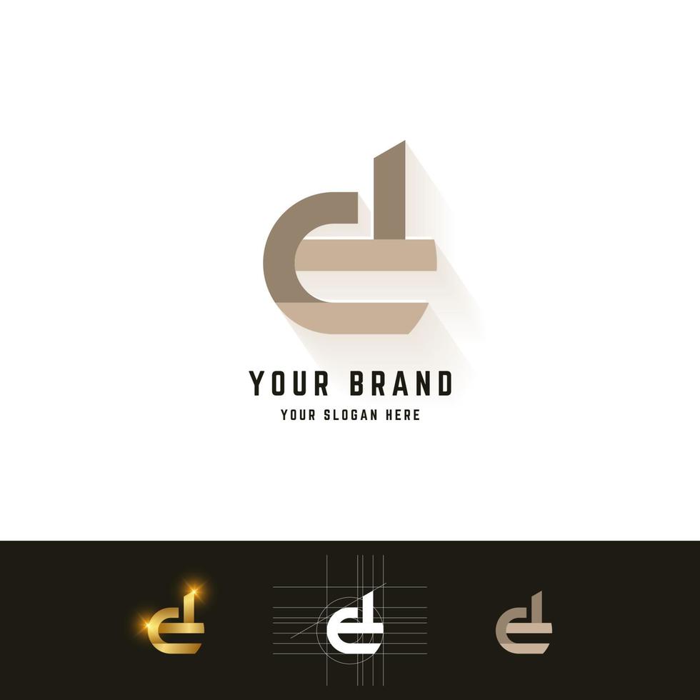 logotipo de la letra e o el monograma con diseño de método de cuadrícula 10169466 Vector en Vecteezy