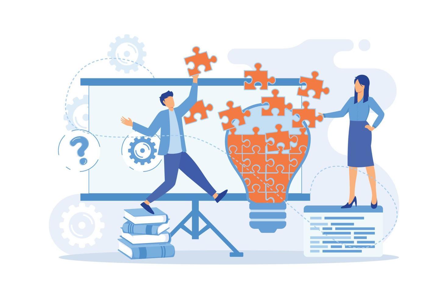 Team working on analyzing the factors or causes contributing to the ...