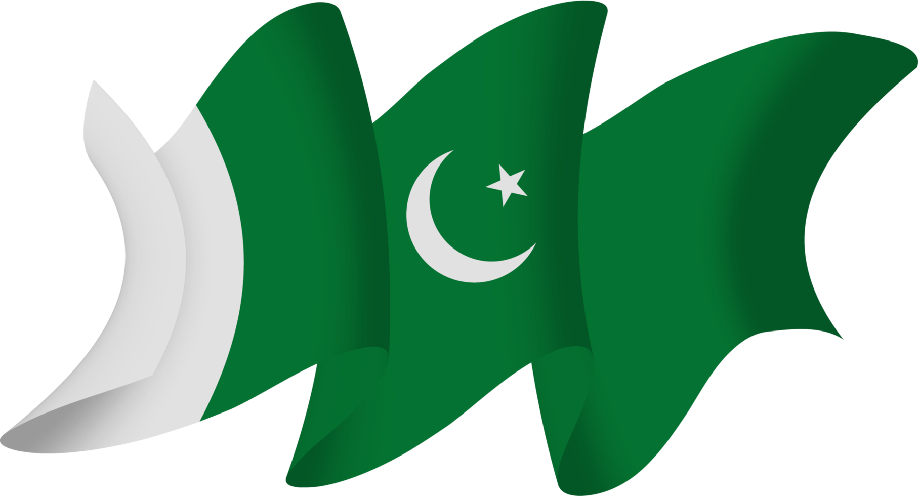 Pakistan Flag Ribbon 10170963 Png