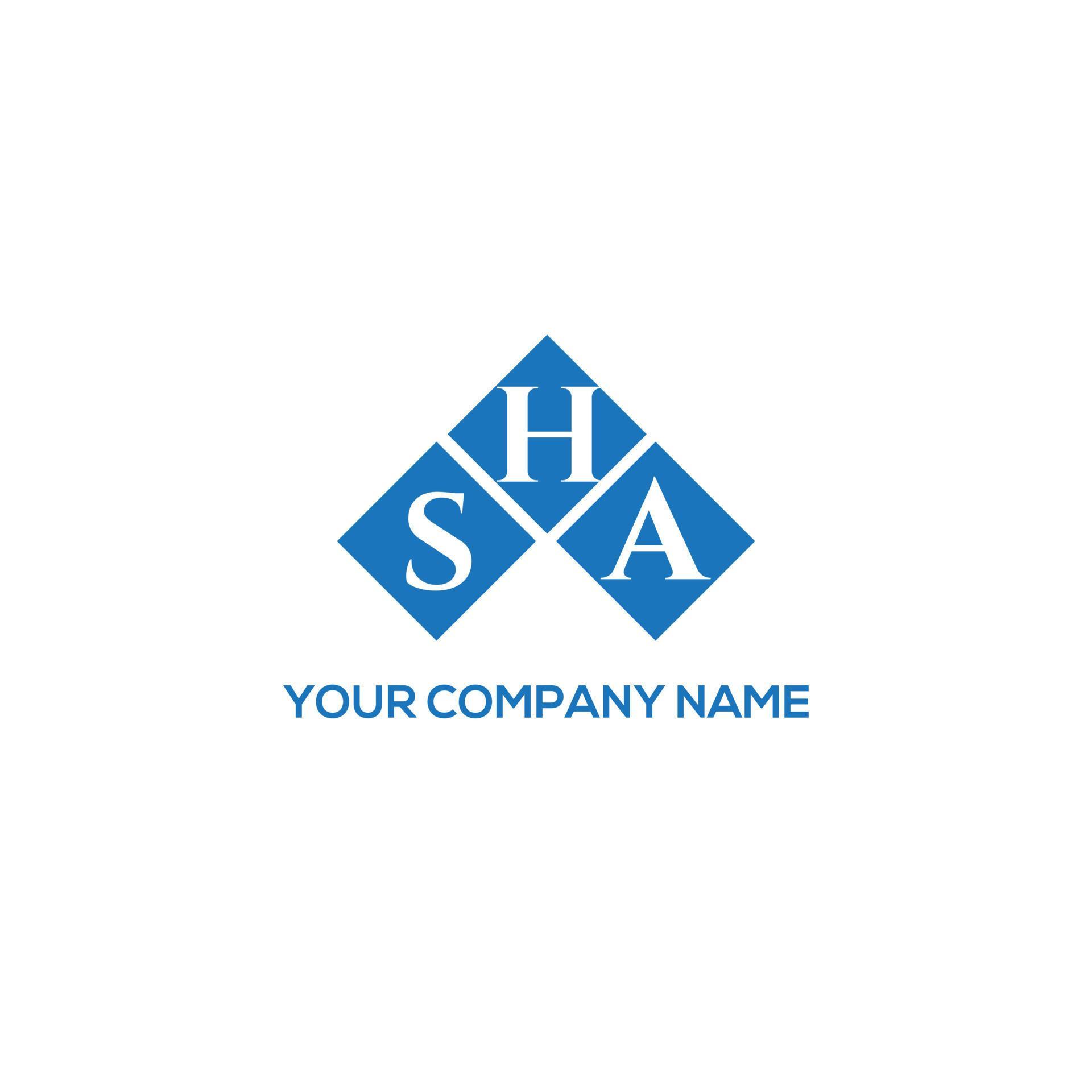 SHA letter logo design on WHITE background. SHA creative initials ... SHA letter logo design on WHITE background. SHA creative initials ...