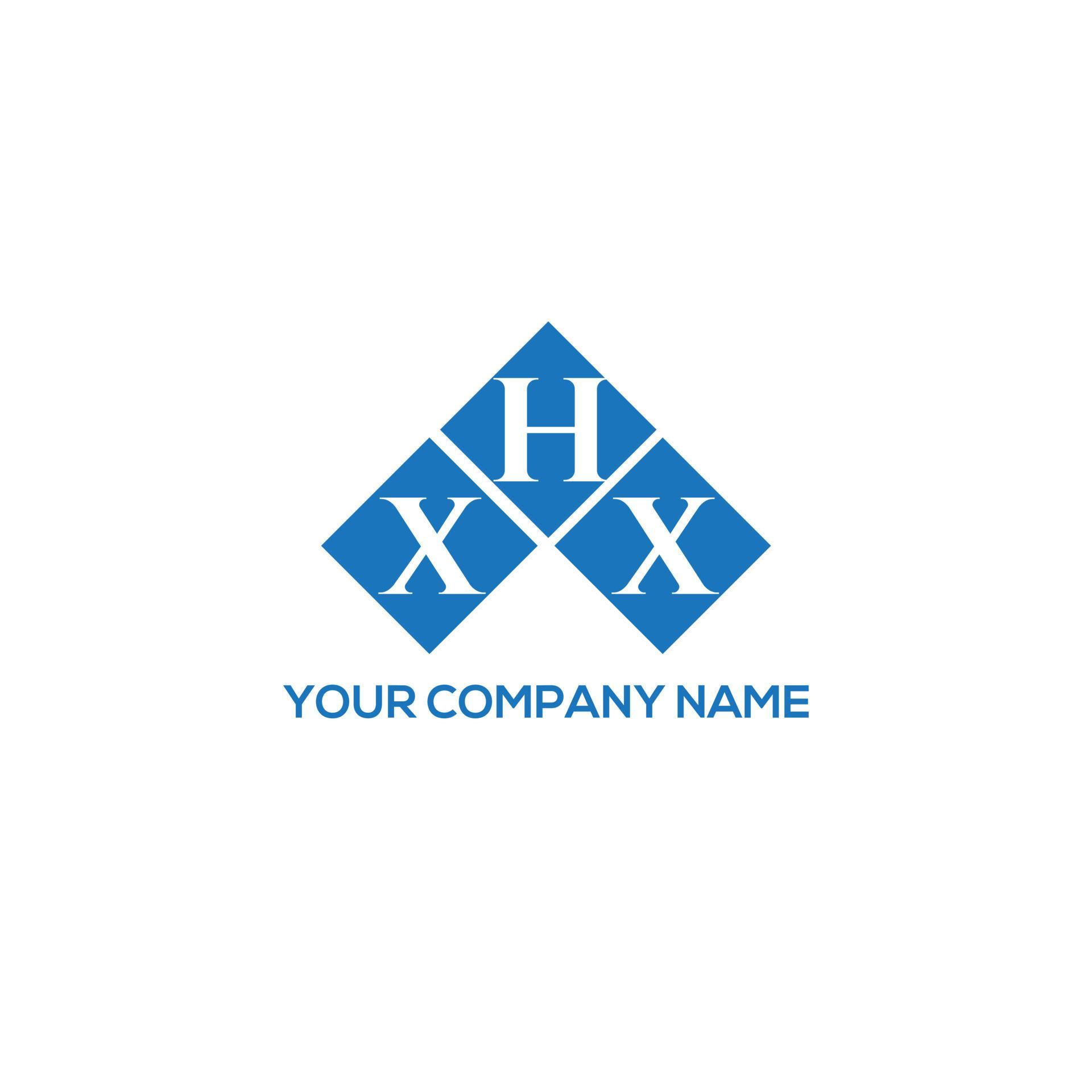 XHX letter logo design on WHITE background. XHX creative initials letter logo concept. XHX ...
