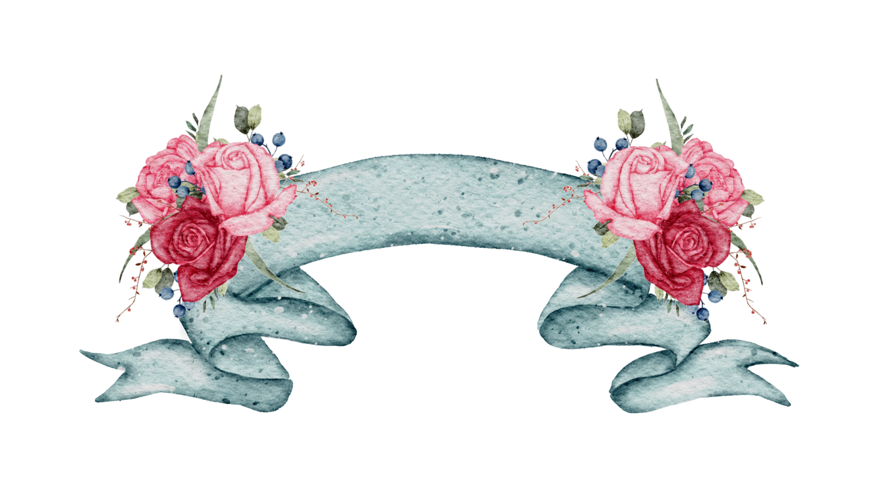 Ribbon Banner Watercolor 10180627 Png