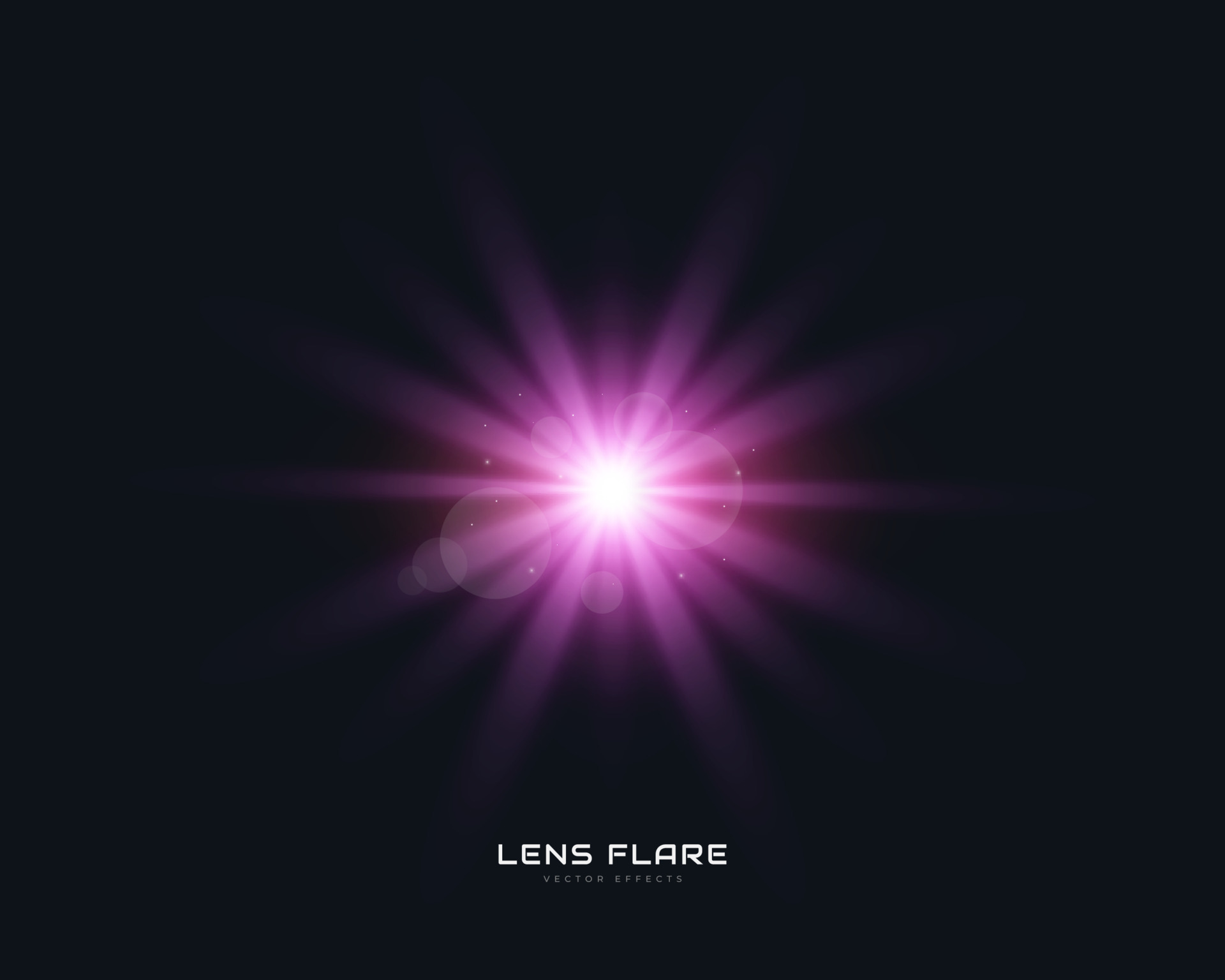 Purple Lens Flare Transparent