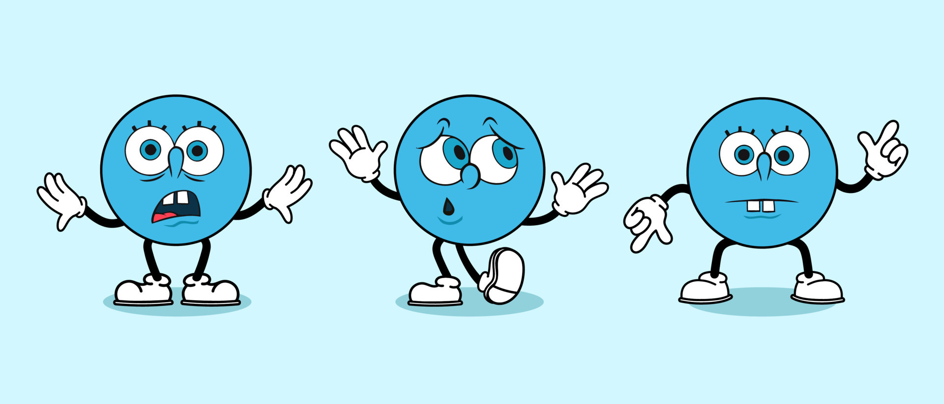 Curious Cartoon Face