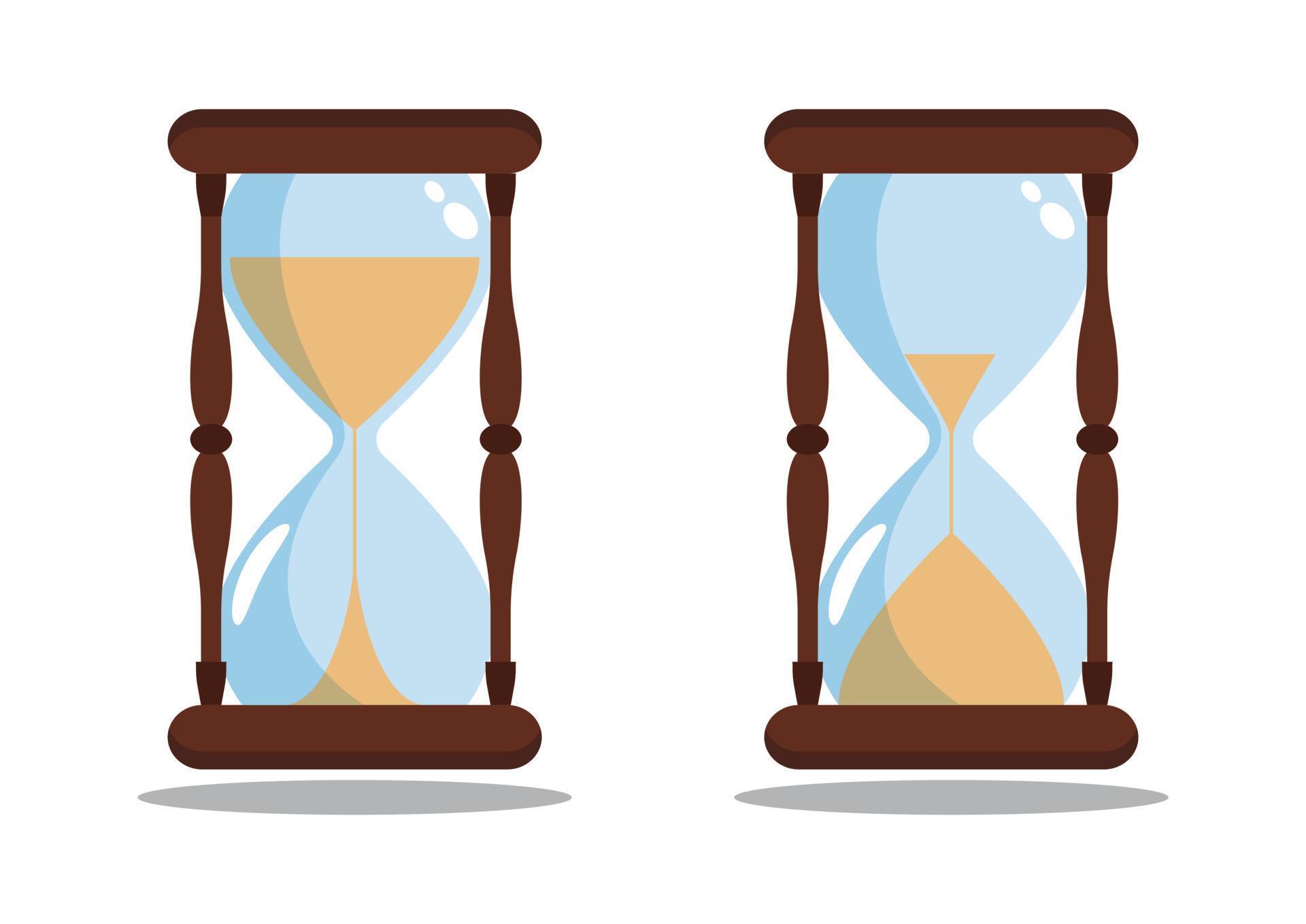 Hourglass Clipart In Flat Style Isolated On White Background 10185034 Vector Art At Vecteezy