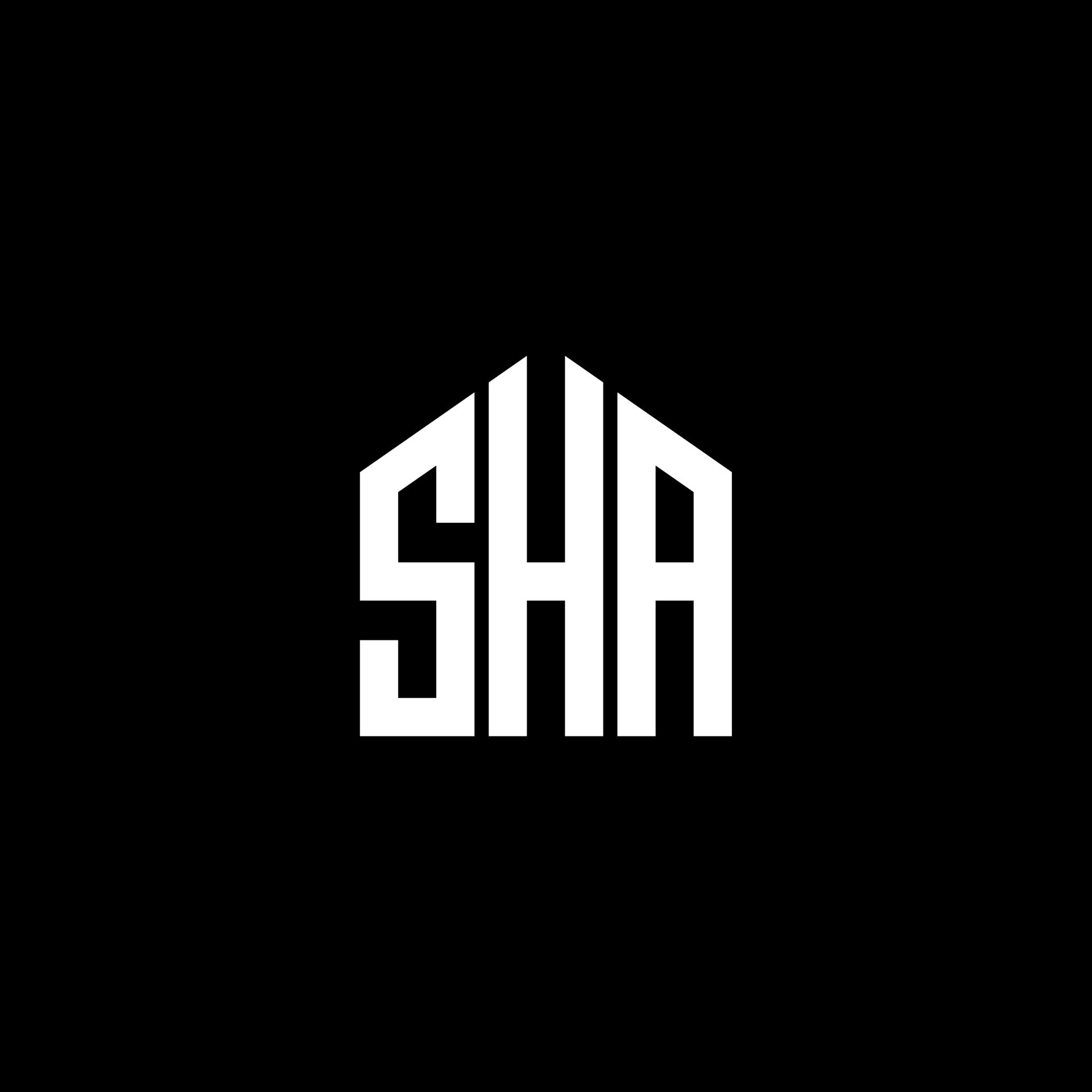 diseño de la letra sha.diseño del logotipo de la letra sha sobre fondo ... diseño de la letra sha.diseño del logotipo de la letra sha sobre fondo ...