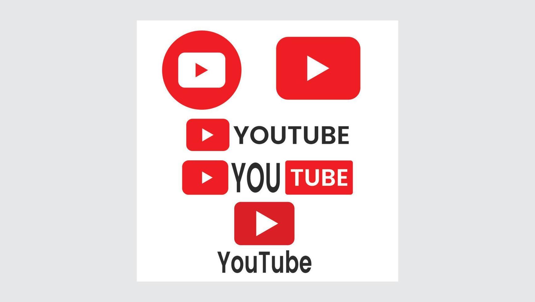Youtube Logo Vector 10186737 Vector Art At Vecteezy