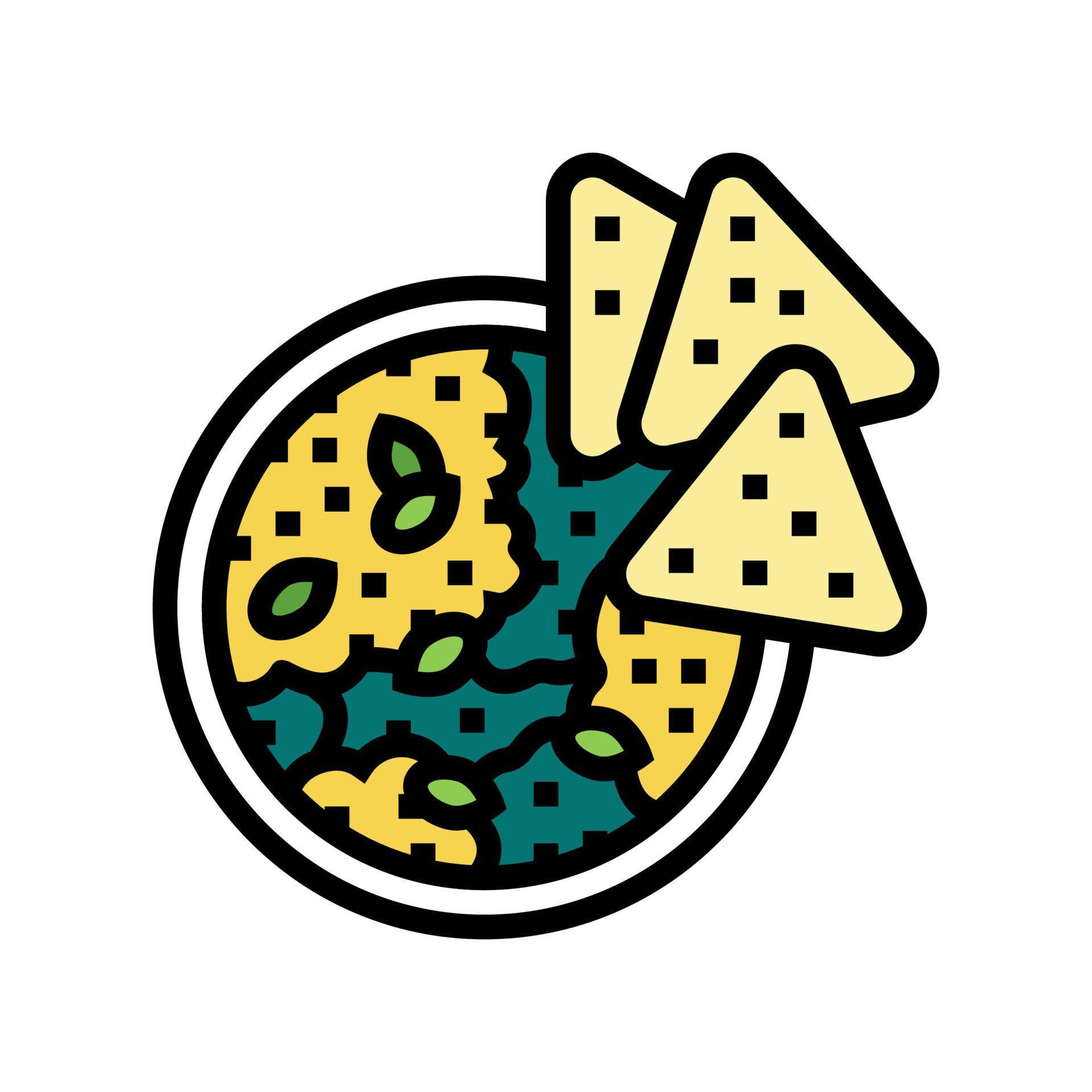 Dip Spinach Color Icon Vector Illustration 10188038 Vector Art At Vecteezy