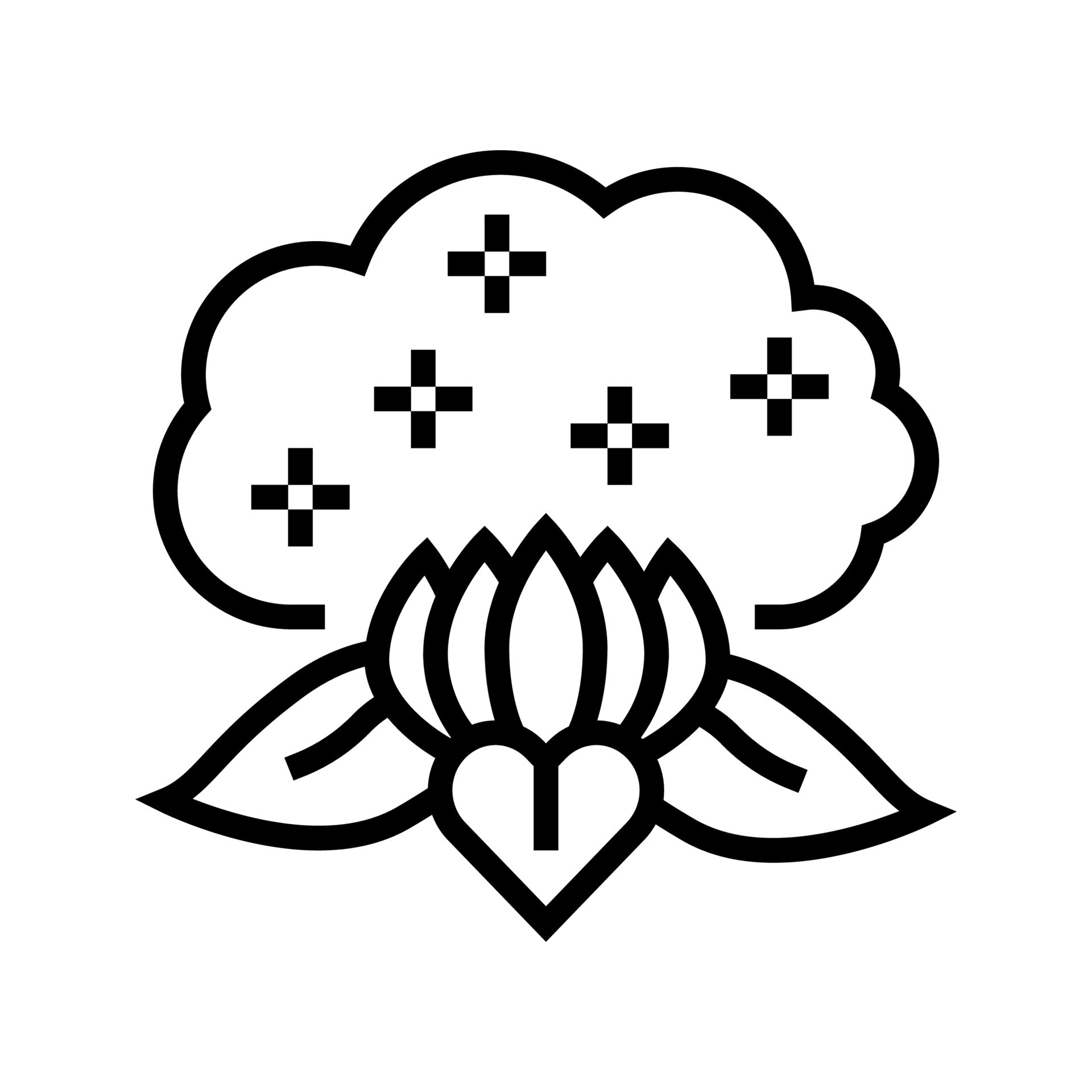 Spa Leaf Line Icon Vector Illustration 10188919 Vector Art At Vecteezy