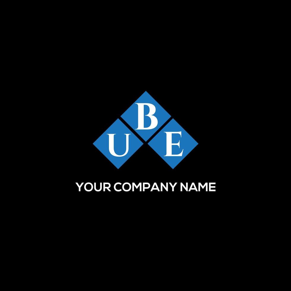 UBE letter logo design on BLACK background. UBE creative initials ... UBE letter logo design on BLACK background. UBE creative initials ...