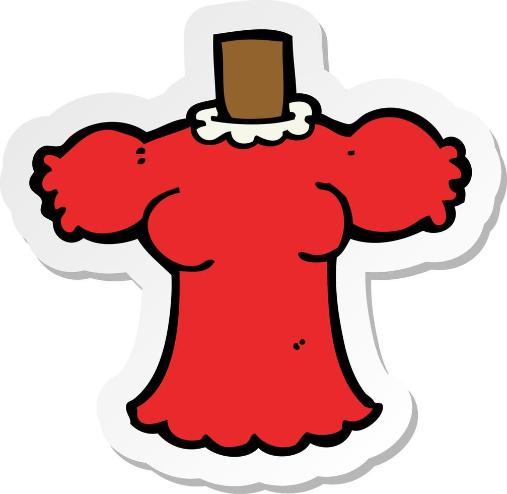 Sticker Of A Cartoon Female Body 10202473 Vector Art At Vecteezy