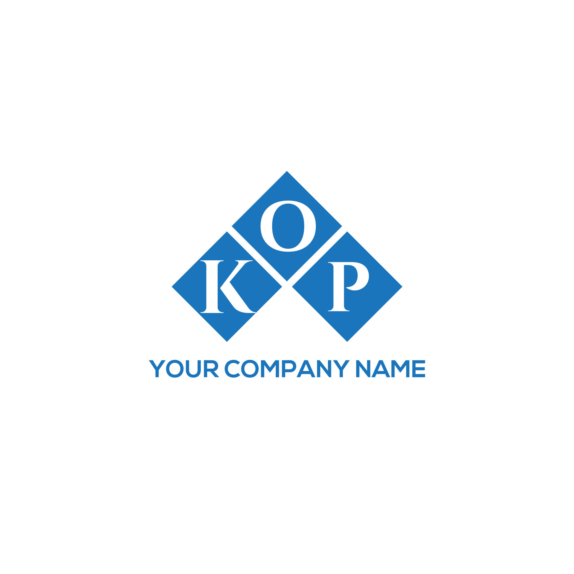 KOP letter logo design on WHITE background. KOP creative initials ... KOP letter logo design on WHITE background. KOP creative initials ...