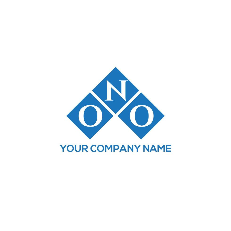 ONO letter logo design on WHITE background. ONO creative initials letter logo concept. ONO ...