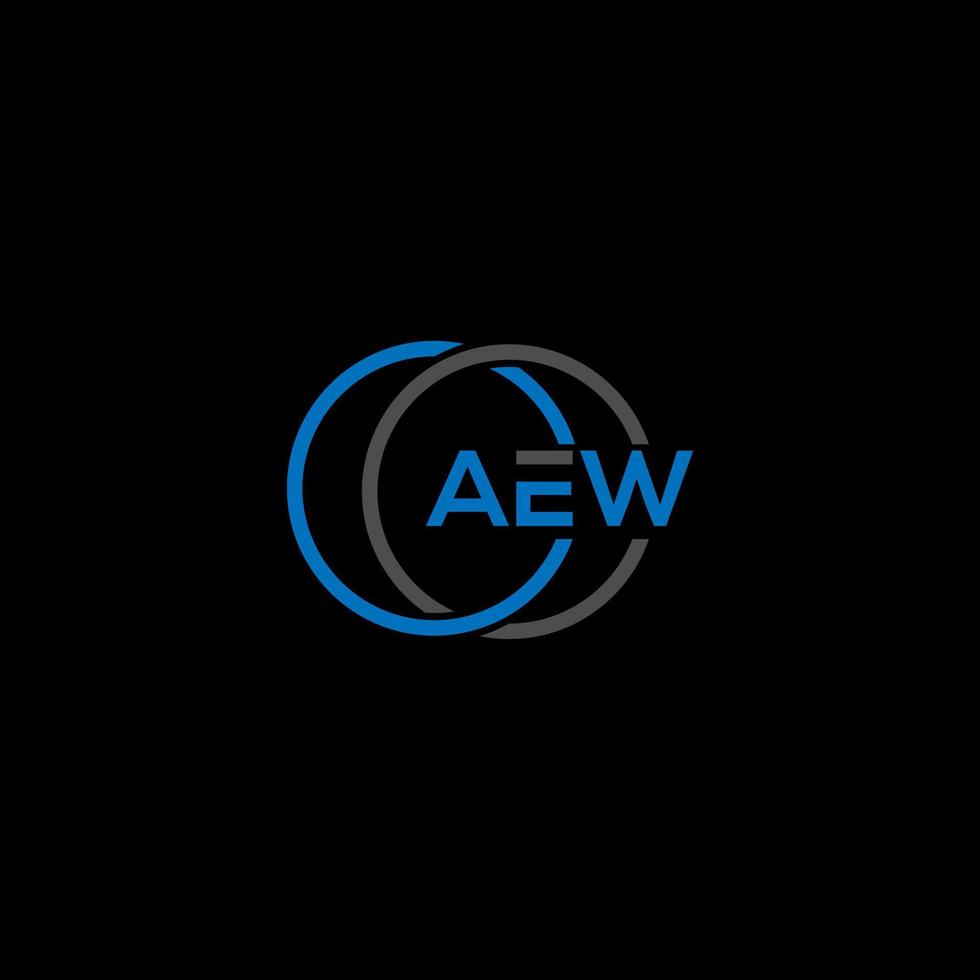 AEW letter logo design on BLACK background. AEW creative initials ... AEW letter logo design on BLACK background. AEW creative initials ...