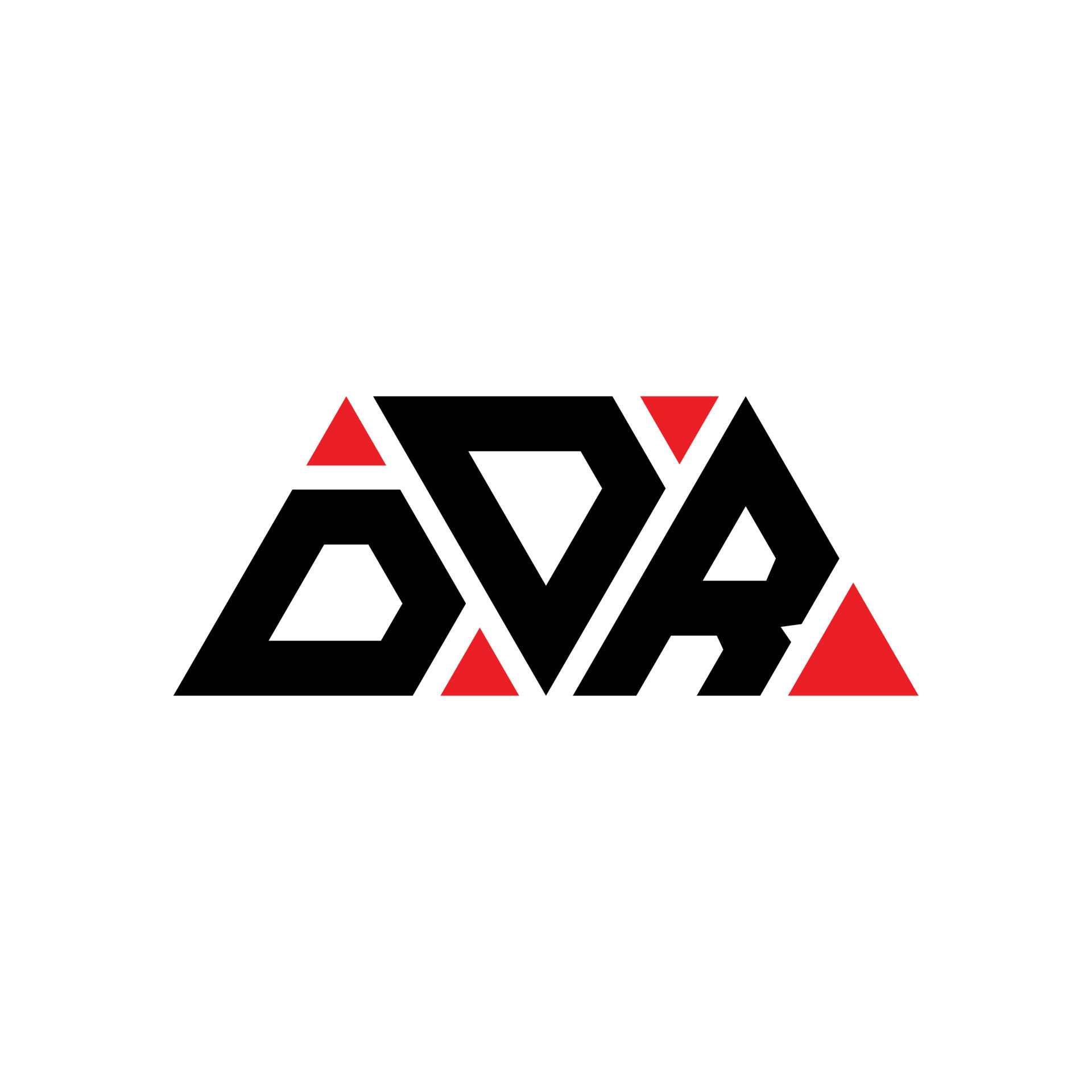 Ddr Triangle Letter Logo Design With Triangle Shape Ddr Triangle Logo Design Monogram Ddr