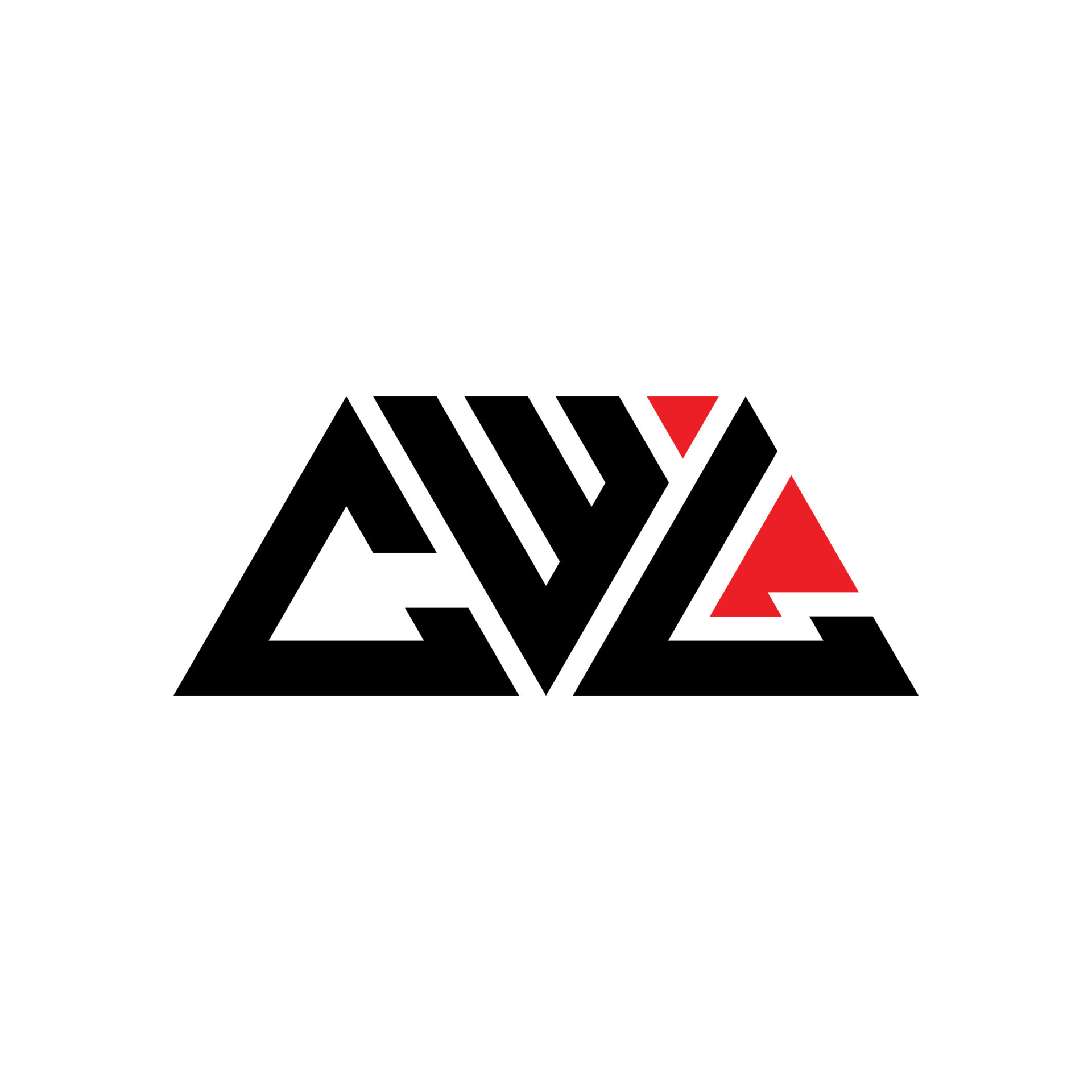 Cwl Triangle Letter Logo Design With Triangle Shape Cwl Triangle Logo Design Monogram Cwl