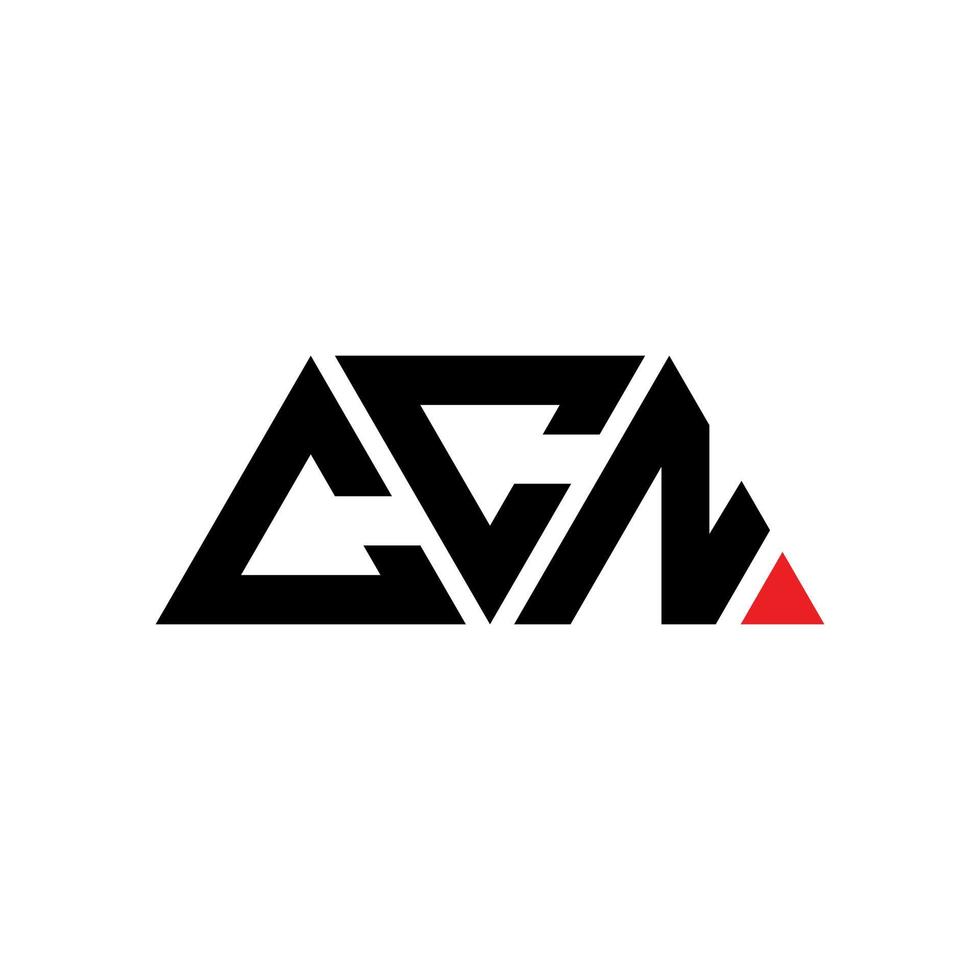 CCN triangle letter logo design with triangle shape. CCN triangle logo design monogram. CCN ...