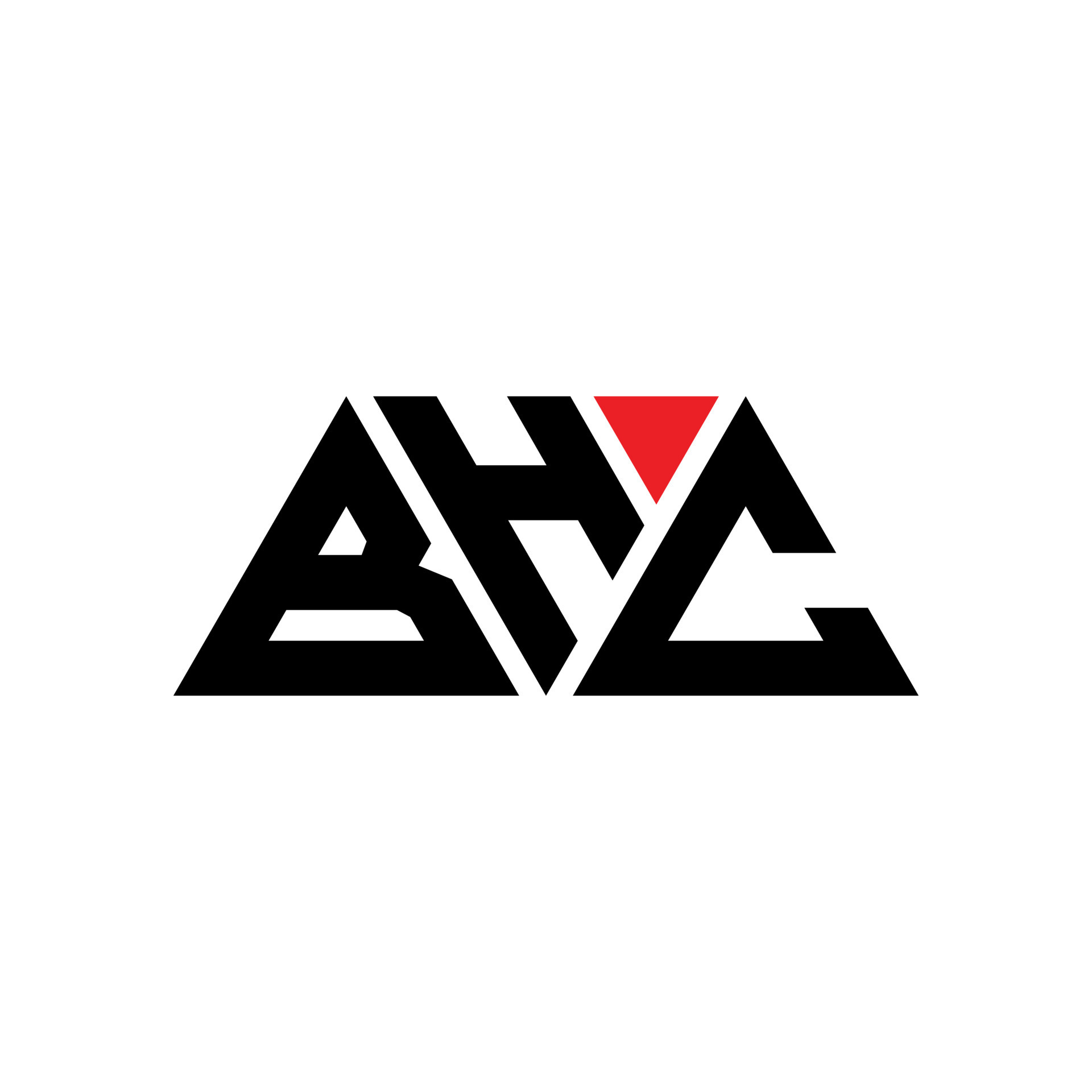 BHC triangle letter logo design with triangle shape. BHC triangle logo ... BHC triangle letter logo design with triangle shape. BHC triangle logo ...