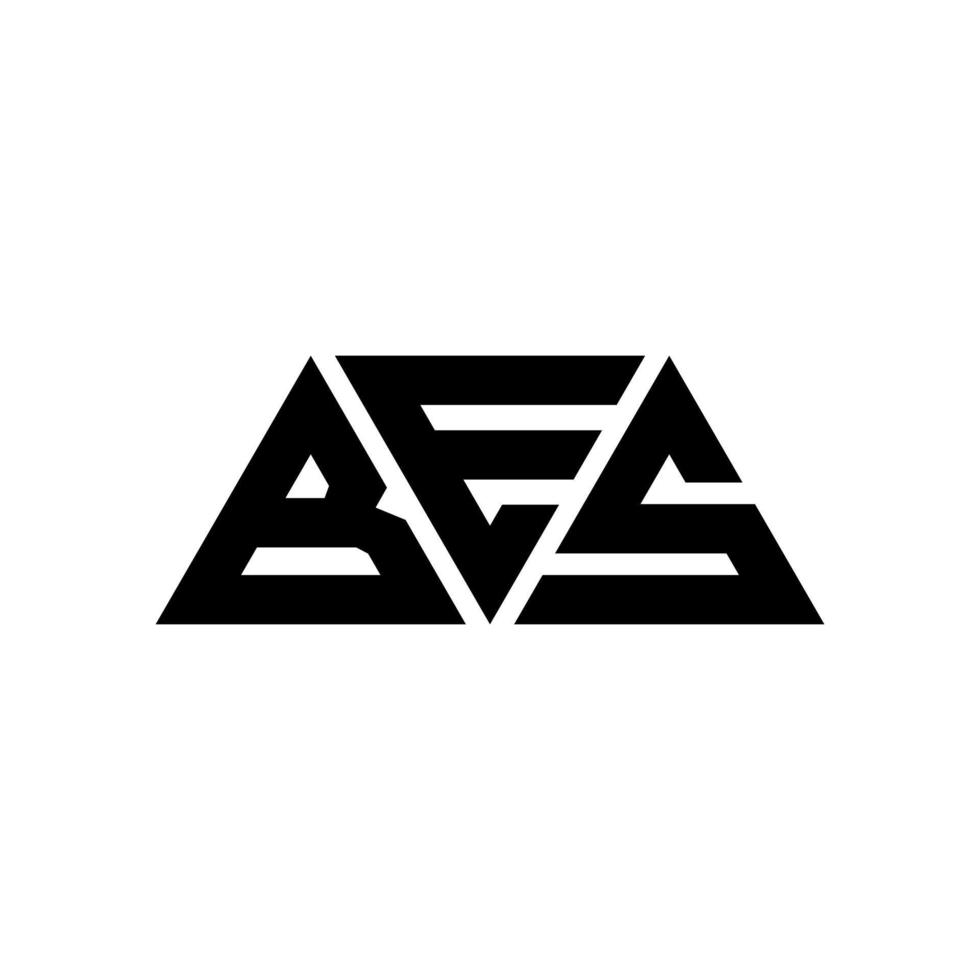 BES triangle letter logo design with triangle shape. BES triangle logo ... BES triangle letter logo design with triangle shape. BES triangle logo ...