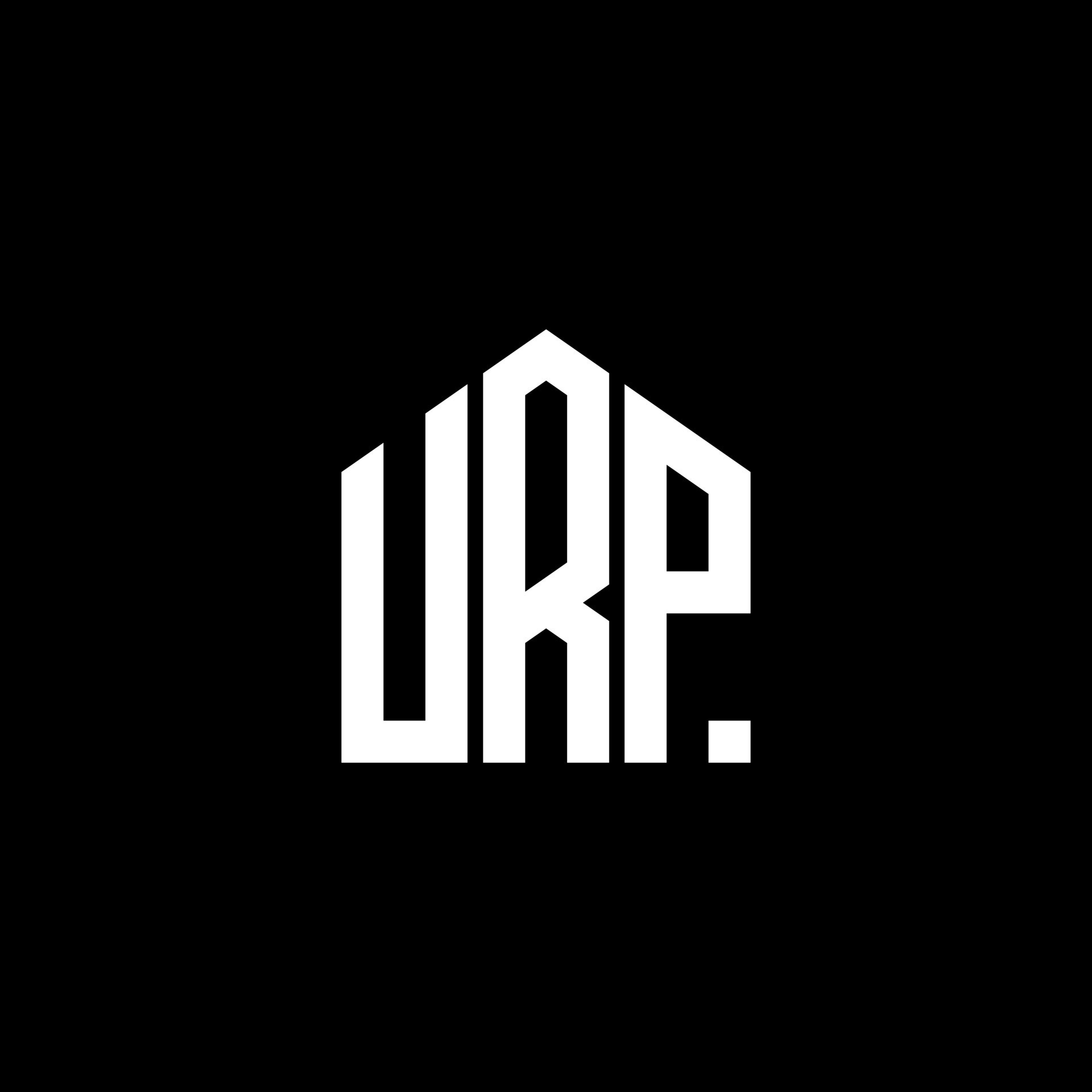 diseño de logotipo de letra urp sobre fondo negro. concepto de logotipo ... diseño de logotipo de letra urp sobre fondo negro. concepto de logotipo ...