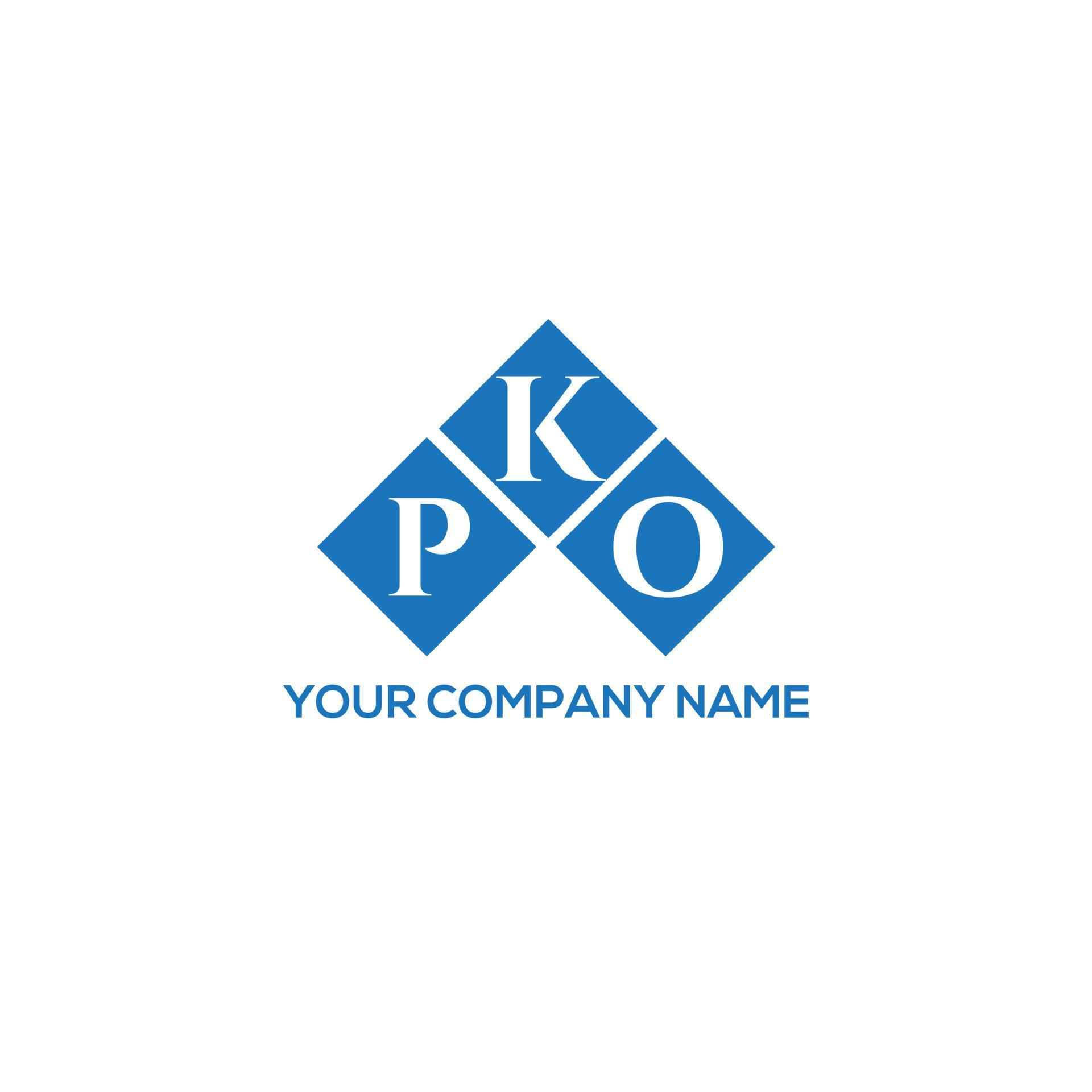 KPO letter logo design on WHITE background. KPO creative initials letter logo concept. KPO ...