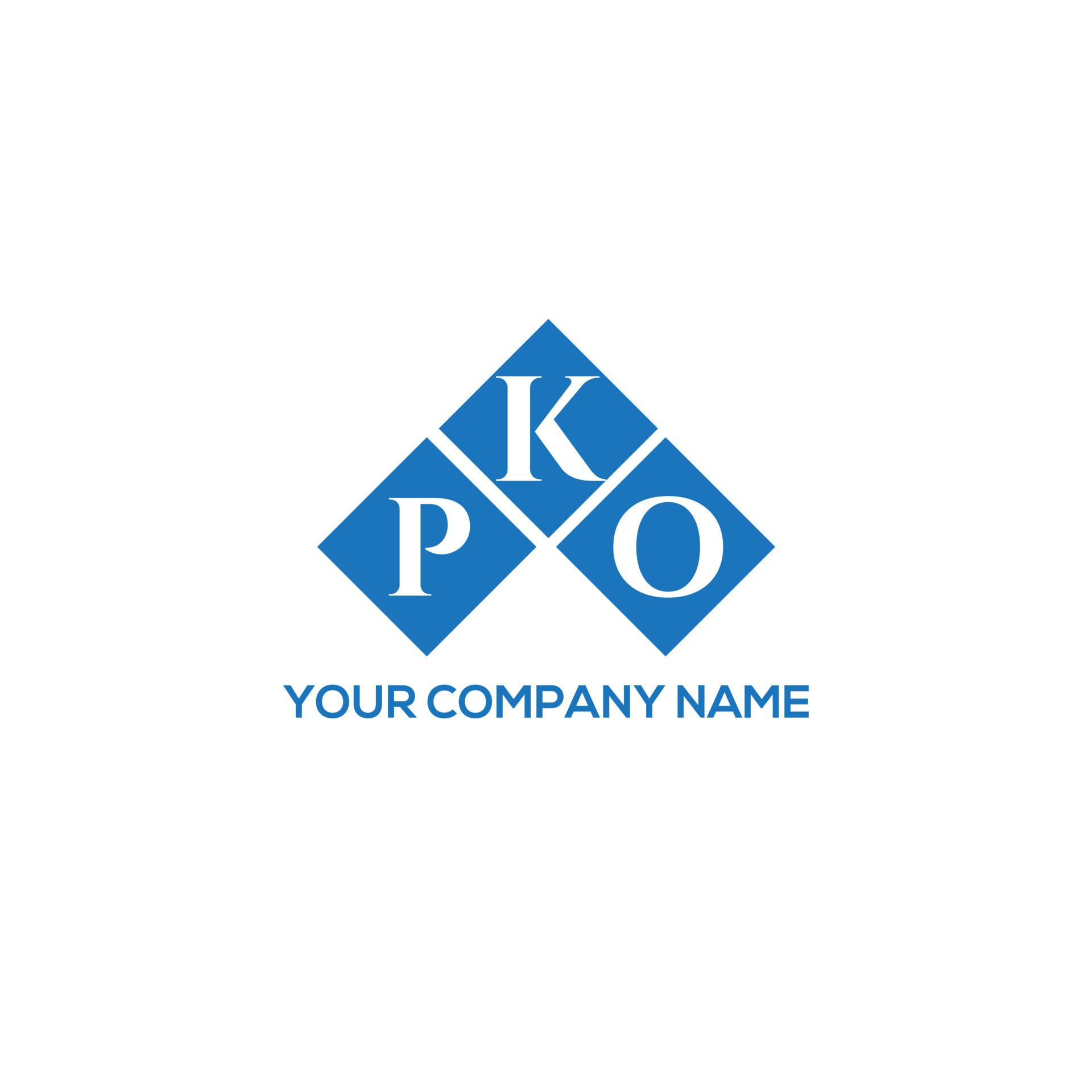 KPO letter logo design on WHITE background. KPO creative initials letter logo concept. KPO ...