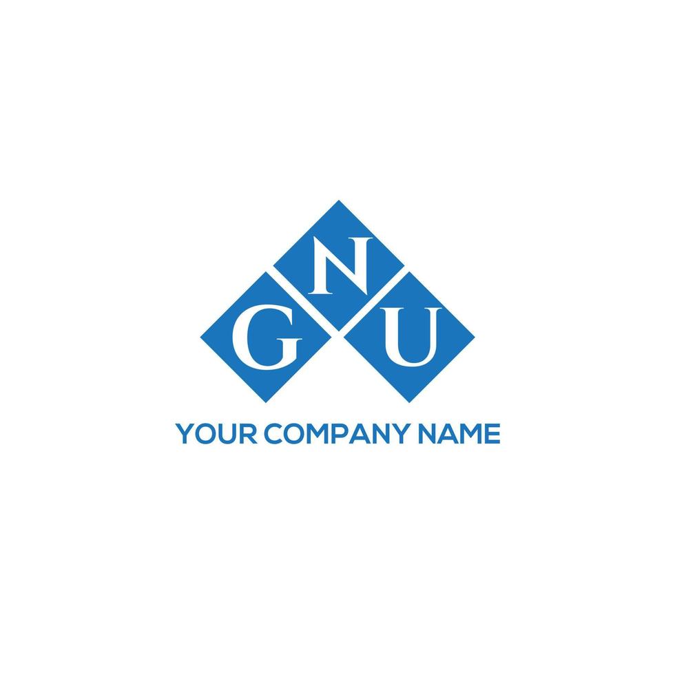 GNU letter logo design on WHITE background. GNU creative initials ... GNU letter logo design on WHITE background. GNU creative initials ...