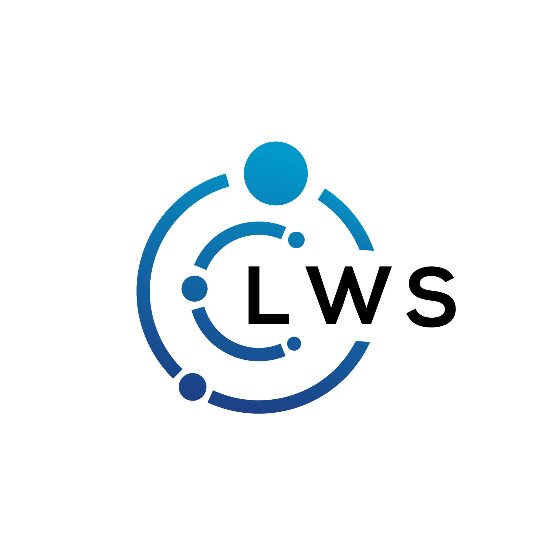 LWS letter technology logo design on white background. LWS creative ... LWS letter technology logo design on white background. LWS creative ...