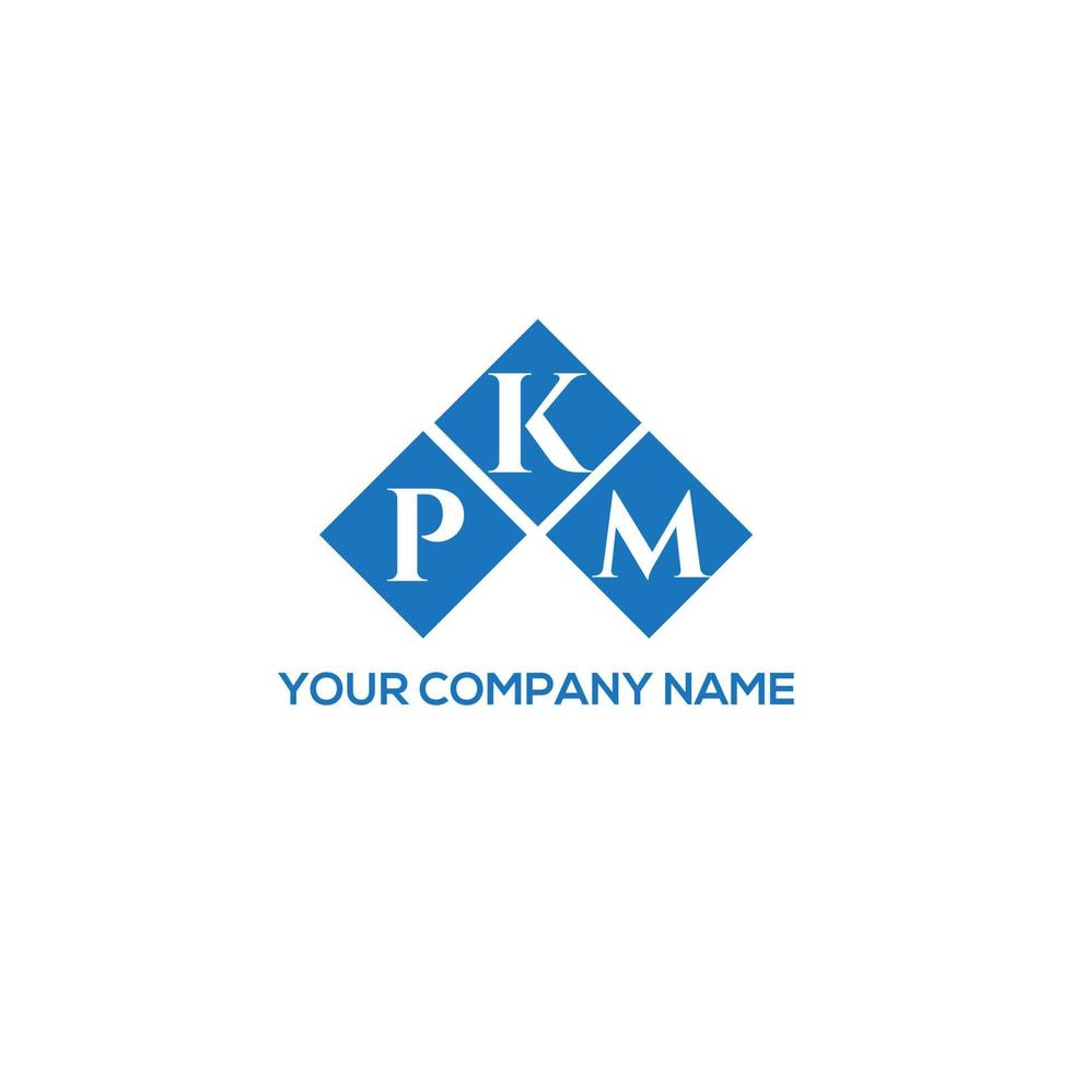 Diseño De Letras Kpm Diseño De Logotipo De Letras Kpm Sobre Fondo Blanco Concepto De Logotipo