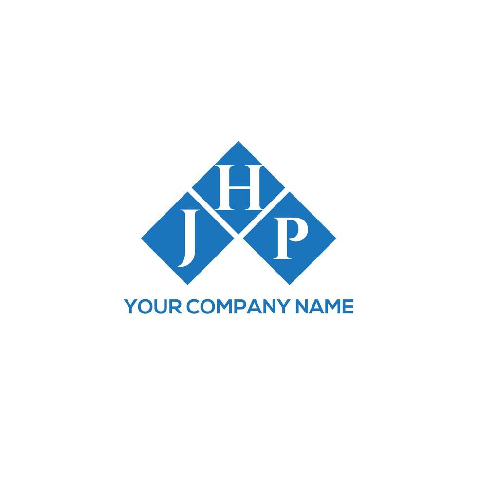 jhp letter design.jhp letter logo design sobre fondo blanco. concepto de logotipo de letra de ...
