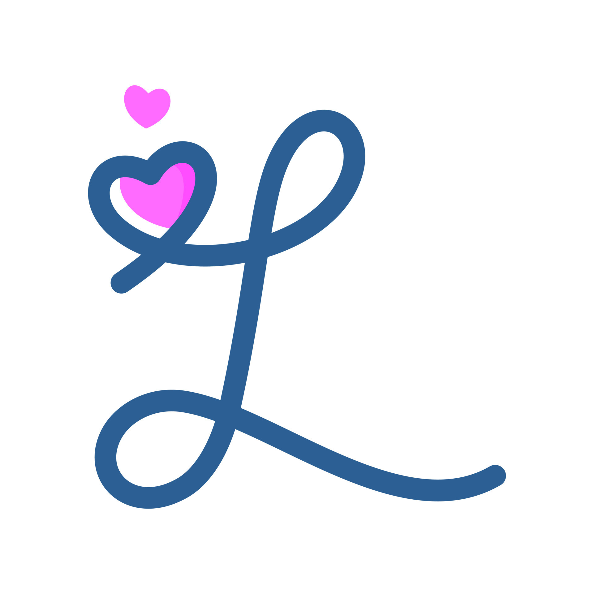Initial L Love Logo 10216178 Vector Art at Vecteezy
