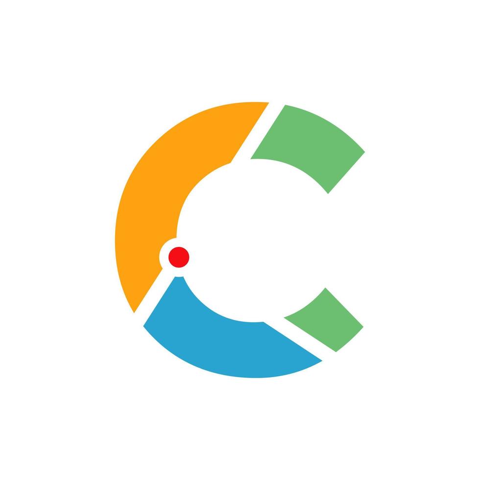 Initial C Maps 10216185 Vector Art at Vecteezy