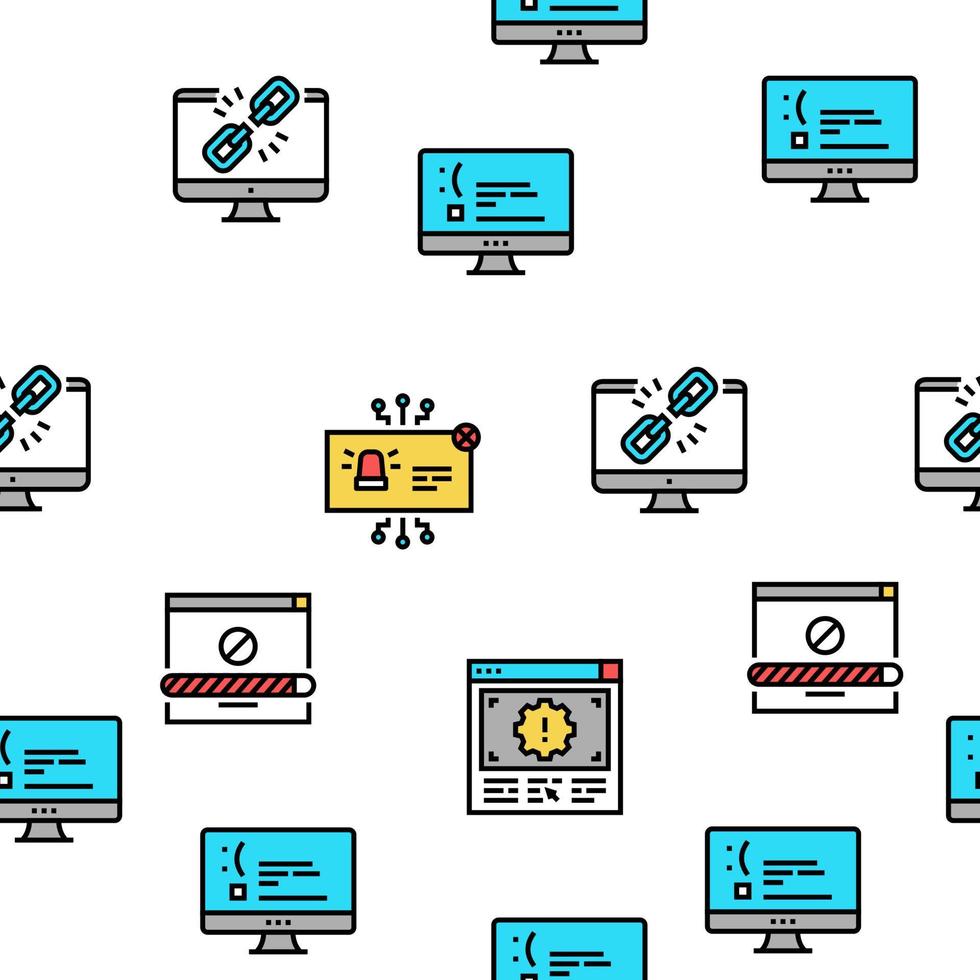 Not Found Web Page Vector Seamless Pattern 10219498 Vector Art at Vecteezy