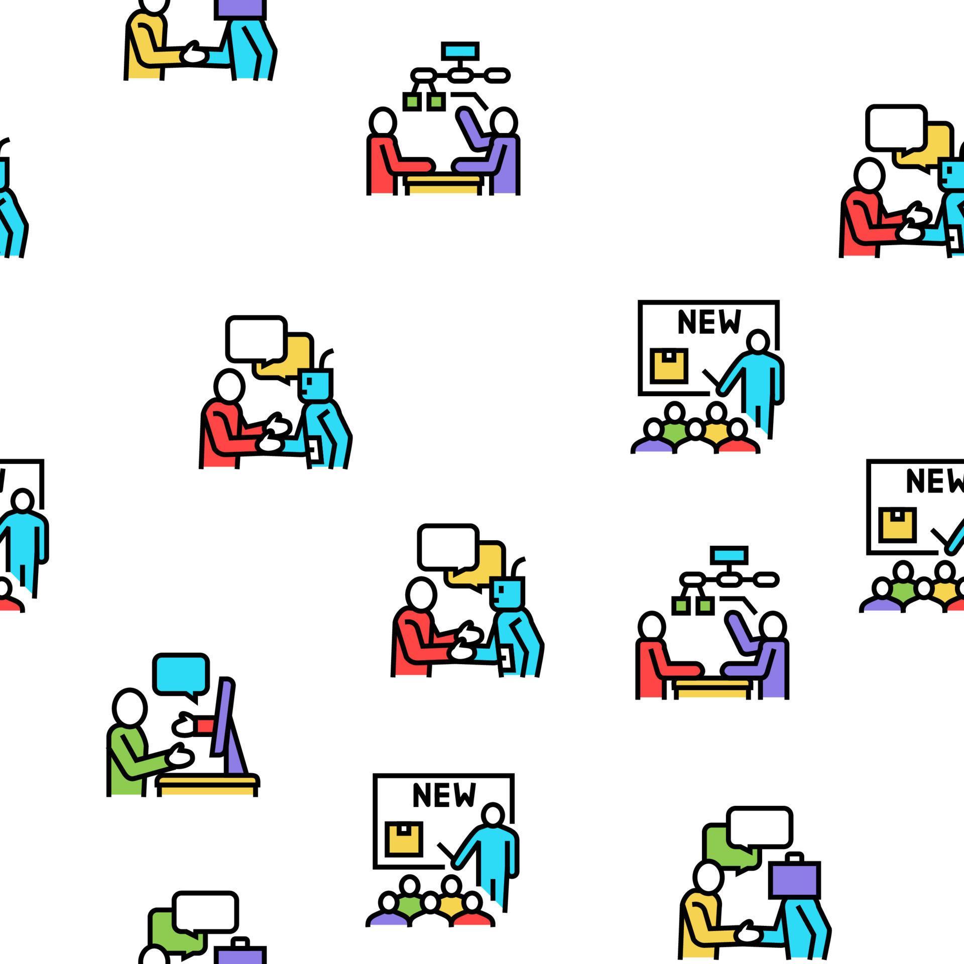 Introduction Speech Vector Seamless Pattern 10220551 Vector Art at Vecteezy