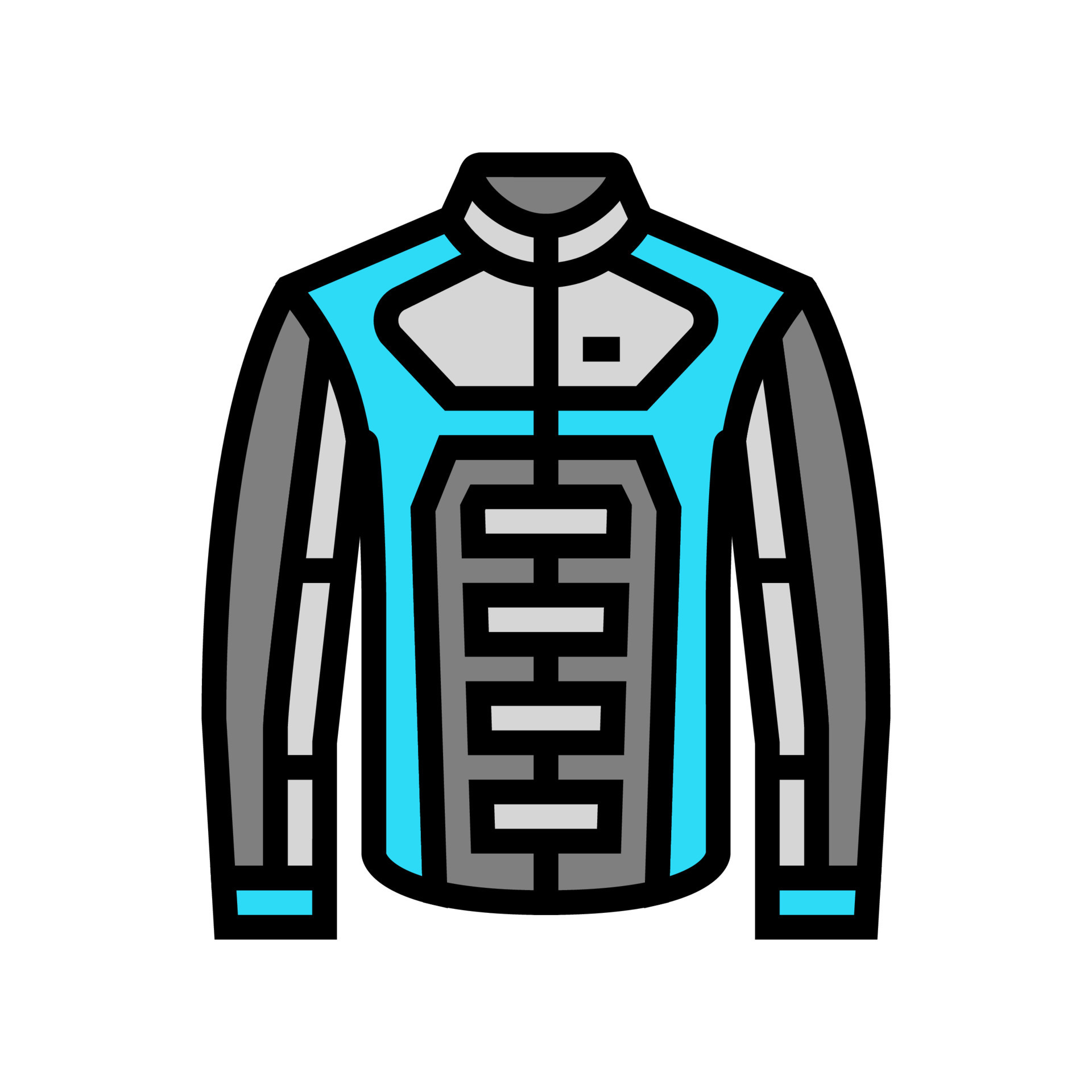 Jacket Motorcycle Color Icon Vector Illustration 10222463 Vector Art At