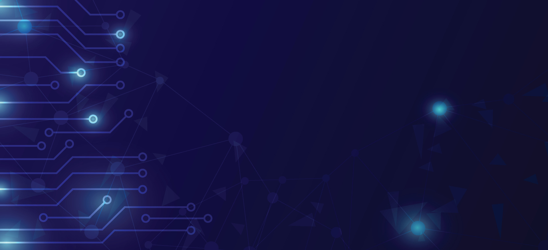 Circuit Connecting Dots And Linesabstract Backgroundmolecules Technology With Geometric Shapes