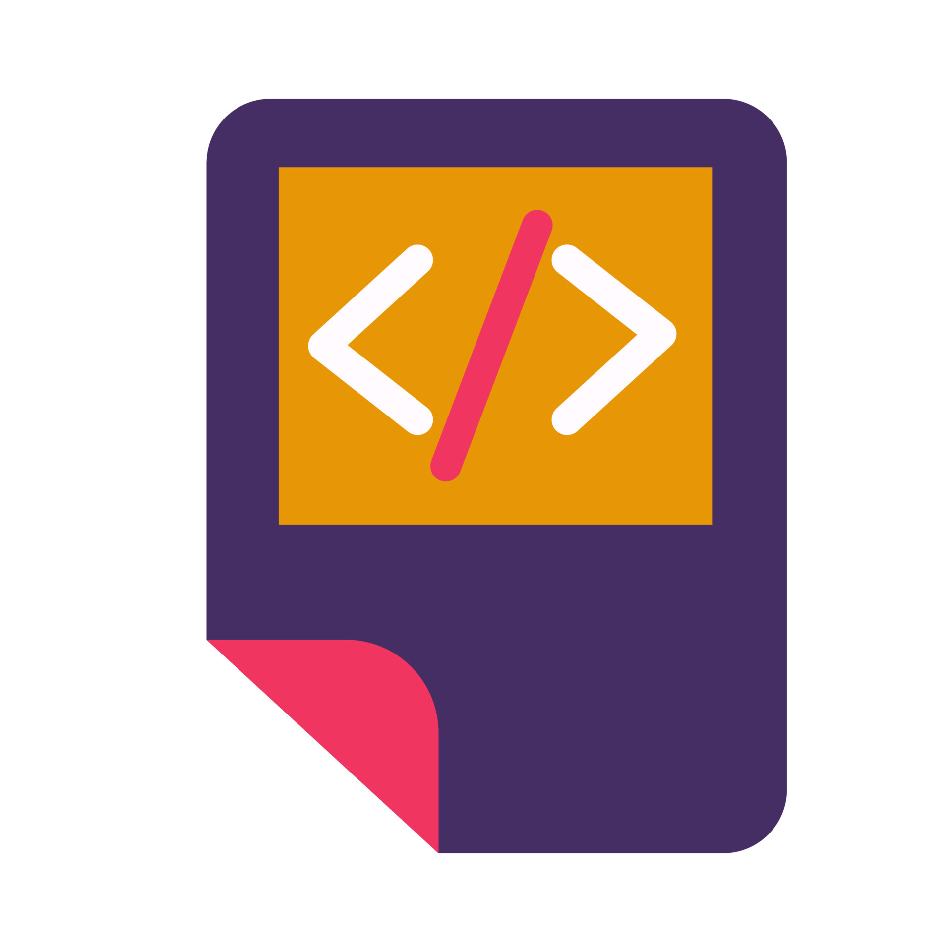 Coding Script Electronic File Symbol Glyph Vector Illustration 10224245