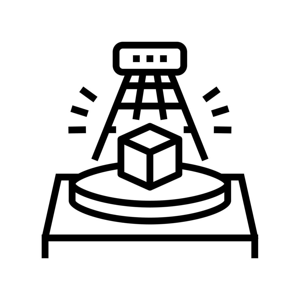 3d Scanning Line Icon Vector Illustration 10225375 Vector Art At Vecteezy