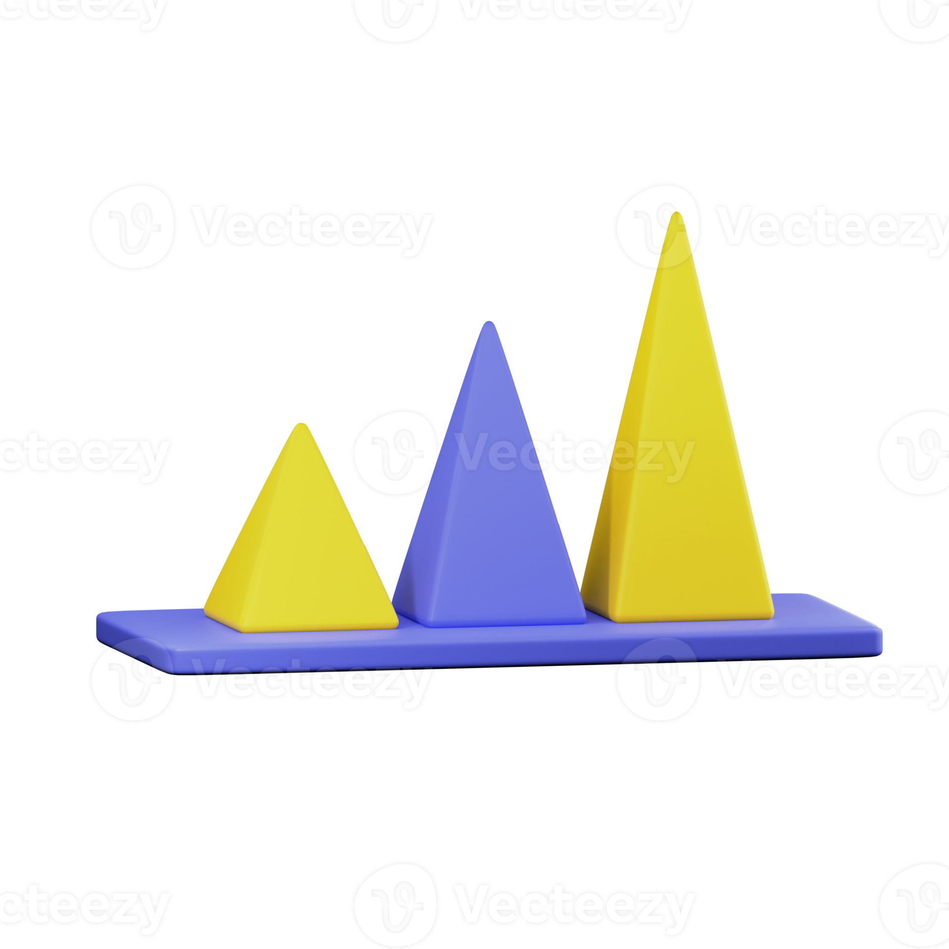 graph-chart-3d-illustration-10225598-png