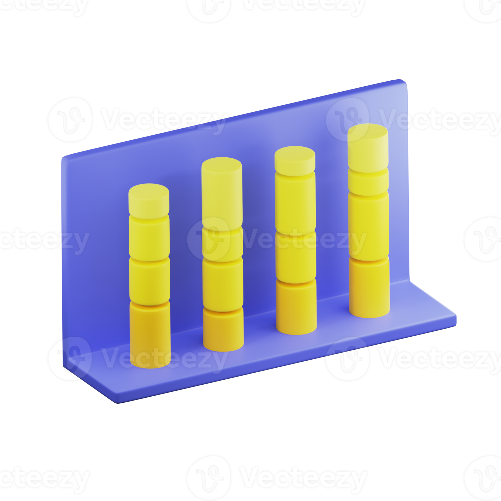 Circle Pie Chart 3D Illustration 10225600 PNG