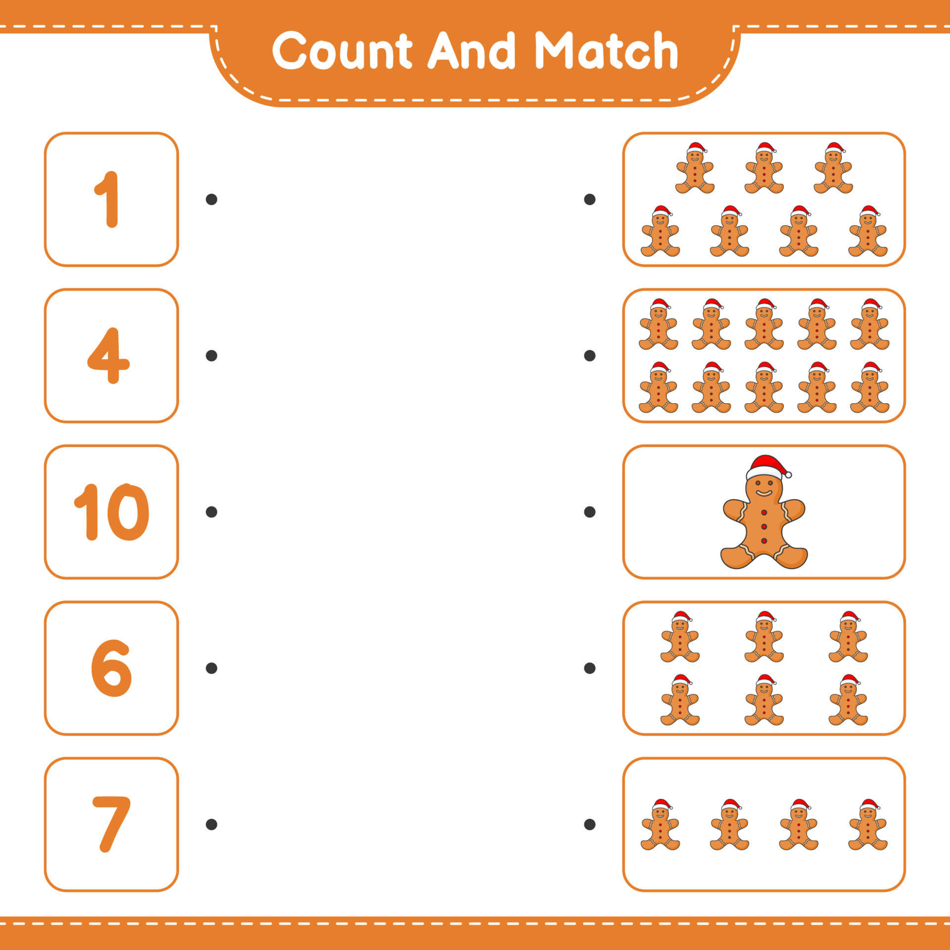 Count And Match Count The Number Of Gingerbread Man And Match With The count-and-match-count-the-number-of-gingerbread-man-and-match-with-the